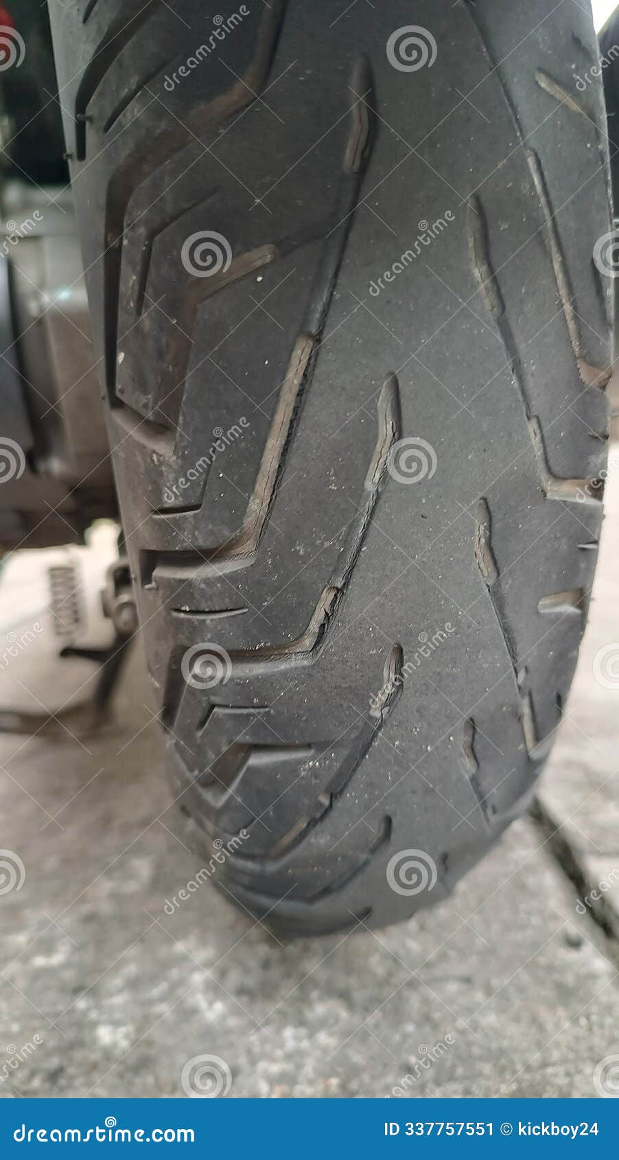 Wheel of Motorcycle and Damage Stock Image - Image of close, wheel ...