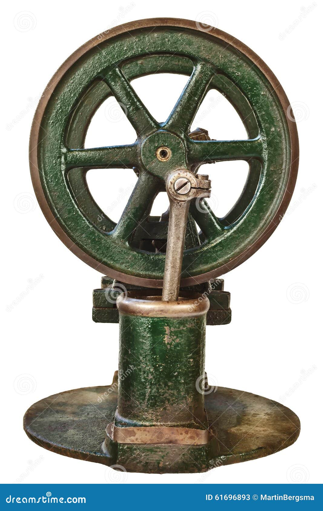 Wheel of an Old Steam Engine Stock Image - Image of revolution, aged ...