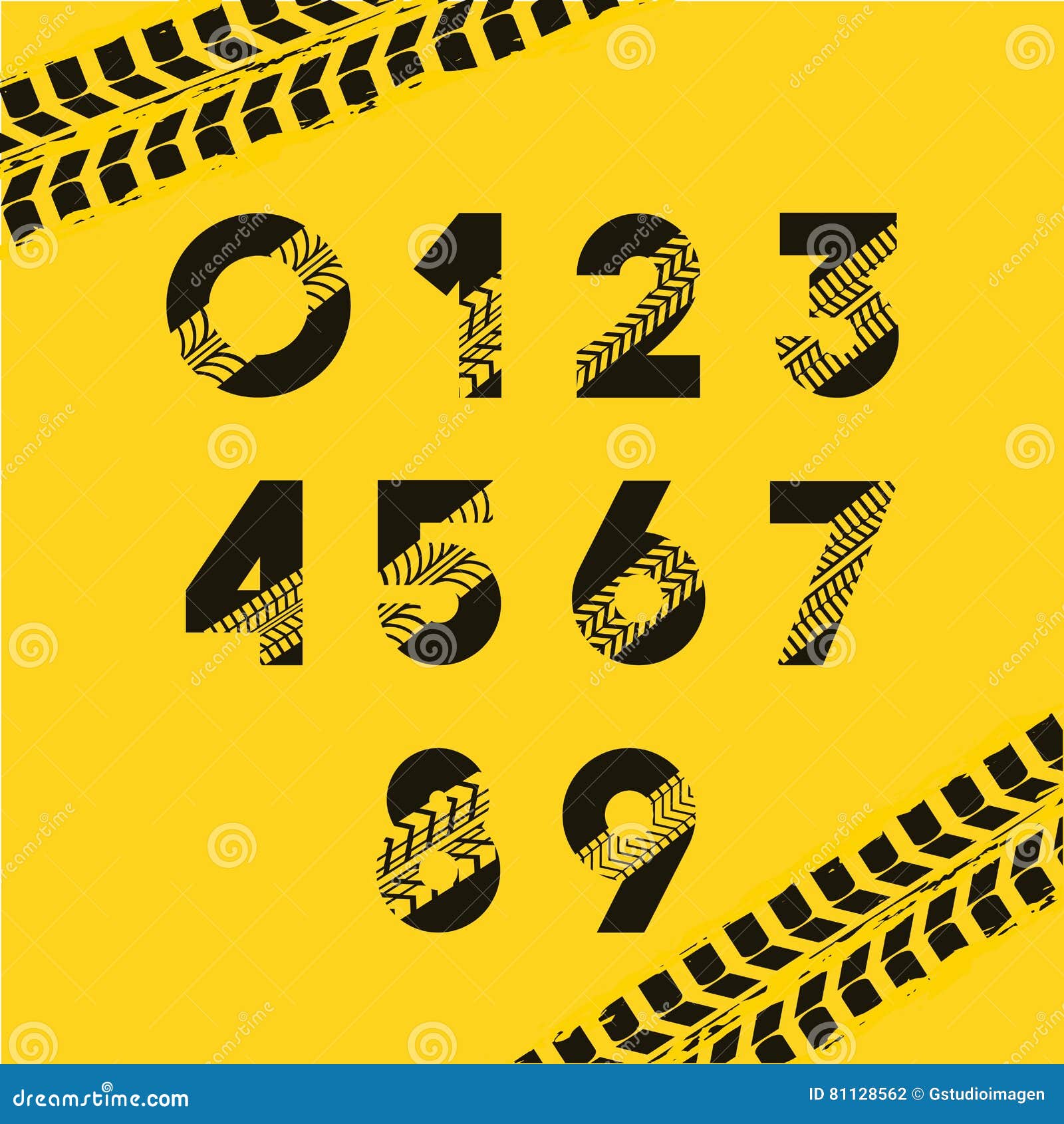 Wheel print design stock vector. Illustration of speed - 81128562