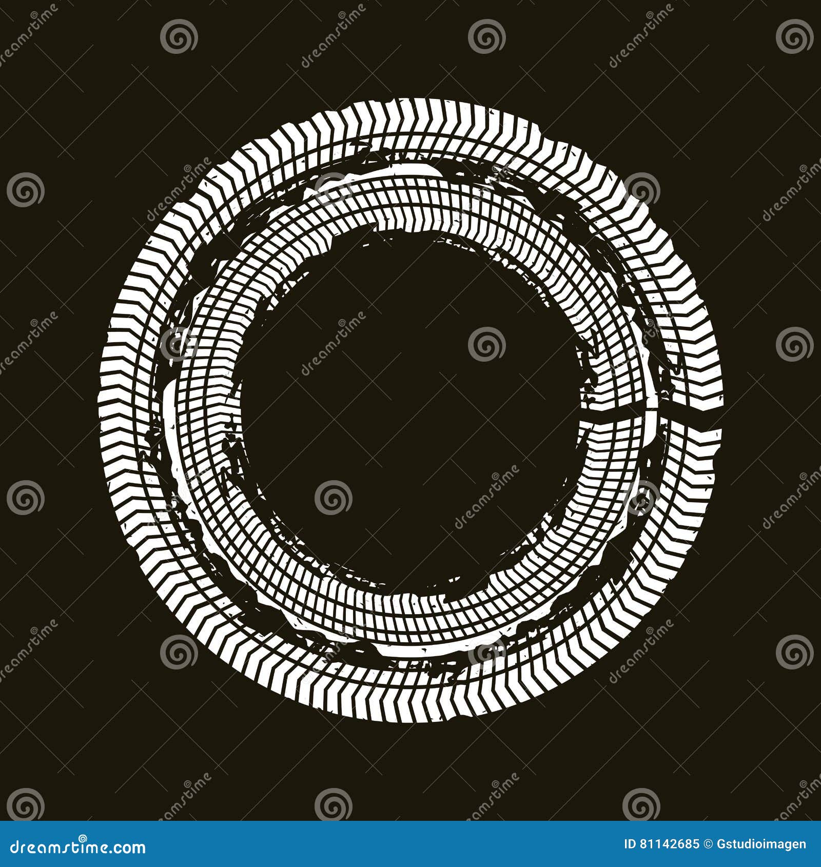 Wheel print design stock vector. Illustration of element - 81142685