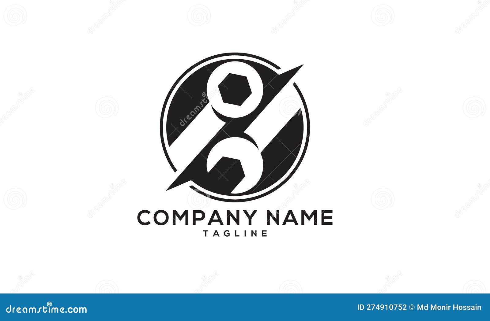 Wheel Repair Tools Logo Design Stock Vector - Illustration of graphic ...