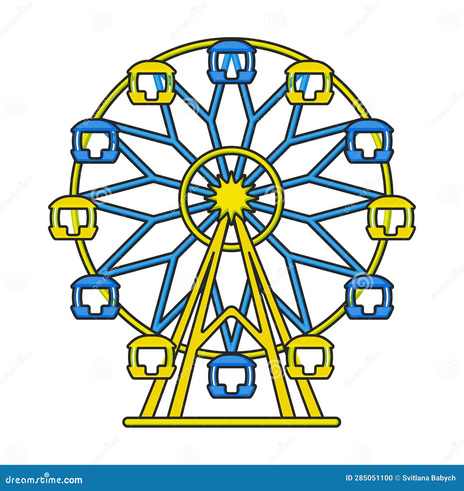 Wheel of Review Vector Icon.Color Vector Icon Isolated on White ...