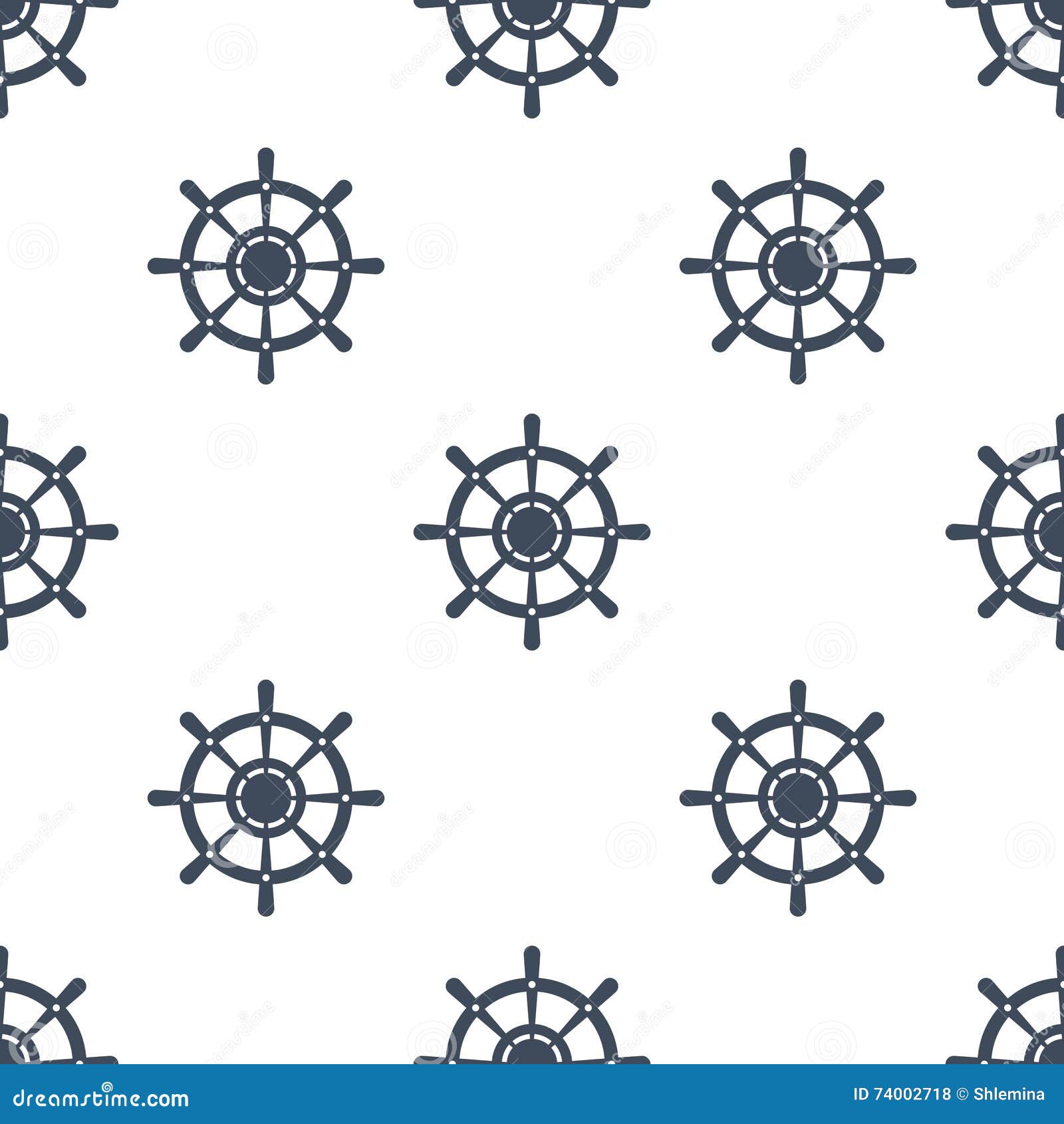 Wheel seamless pattern stock vector. Illustration of sailor - 74002718