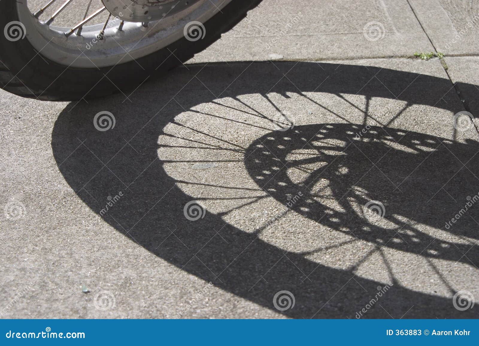 Wheel Shadow stock image. Image of shadow, cast, brake - 363883