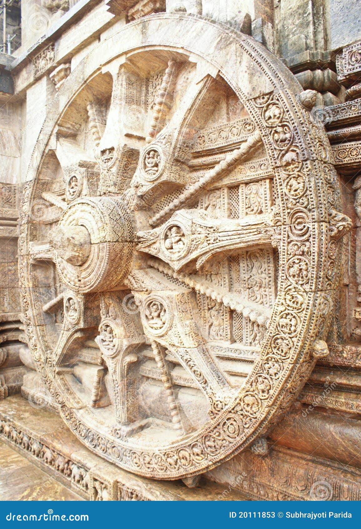 Konark Wheel At Sun Temple, Konark, Odisha, India Stock Photo ...