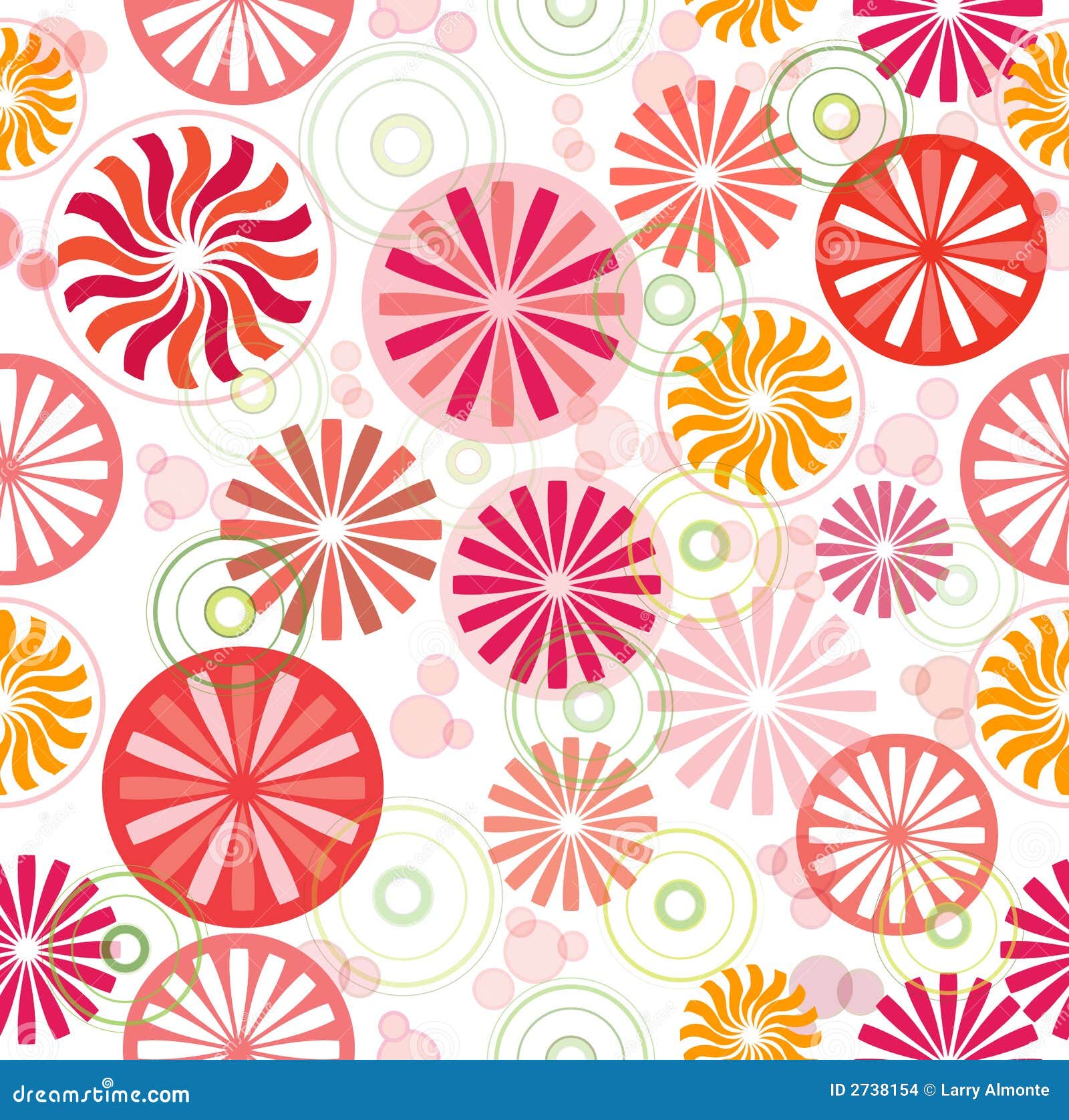 Wheel & Sunflower Seamless Stock Vector - Illustration of flower ...