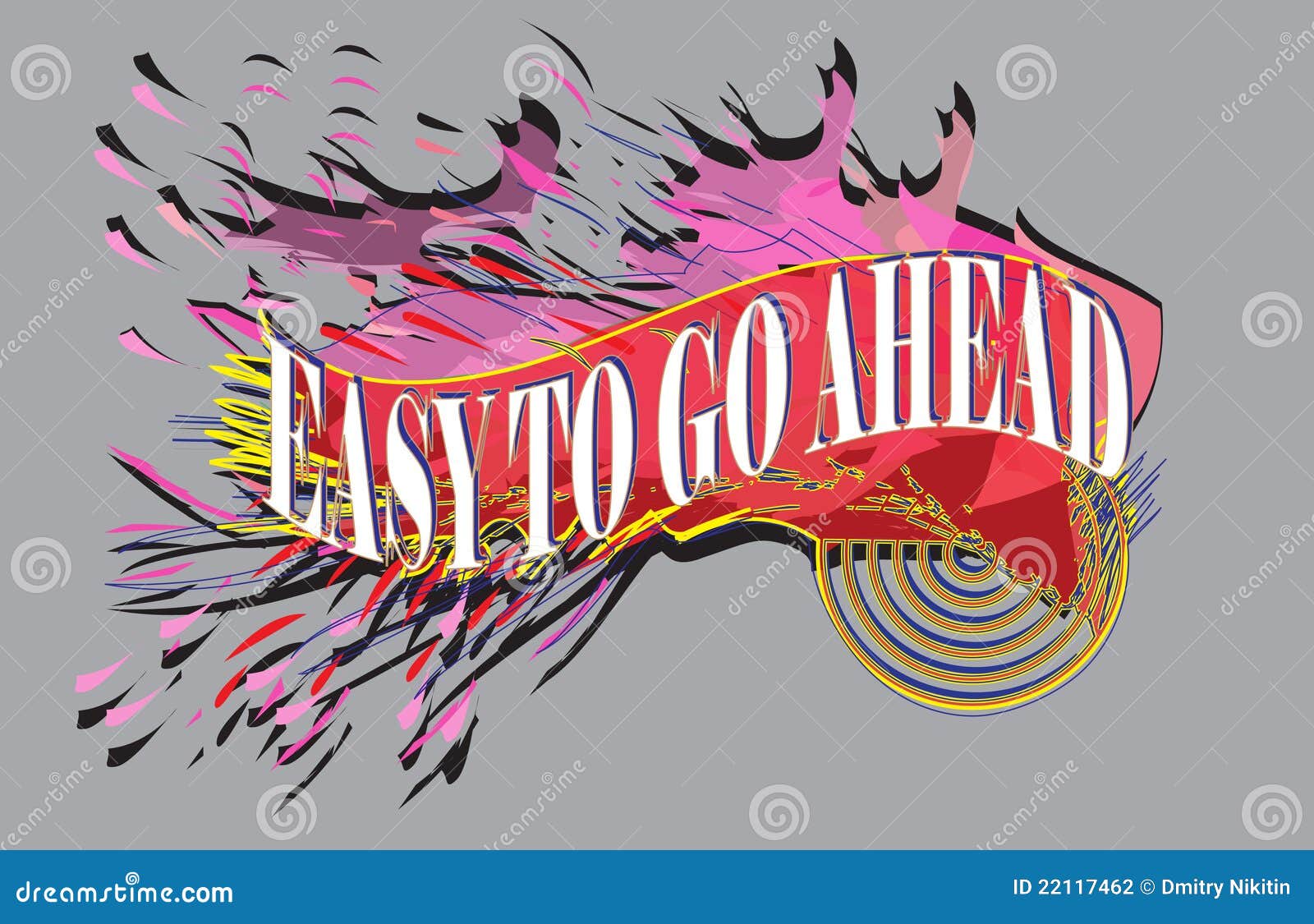 Wheel with the text stock vector. Illustration of concept - 22117462