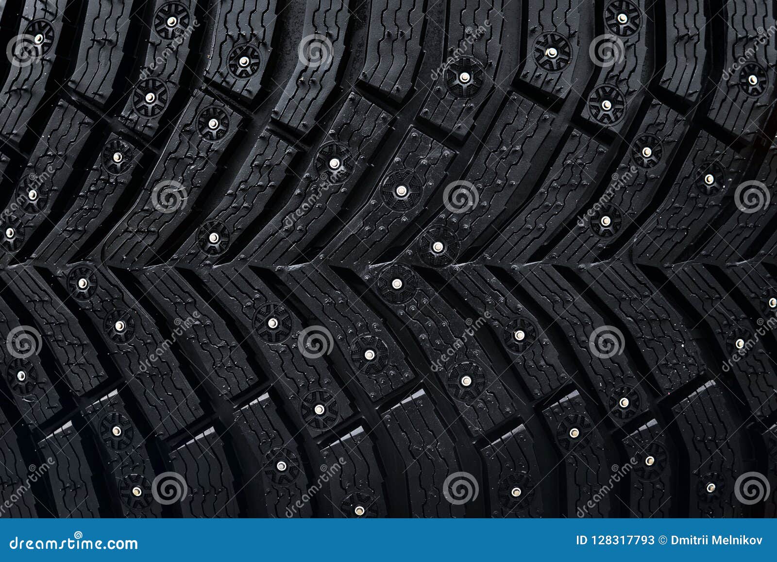 Wheel Tire Seamless Pattern. a Close Up of a Tire Protector and Studs ...