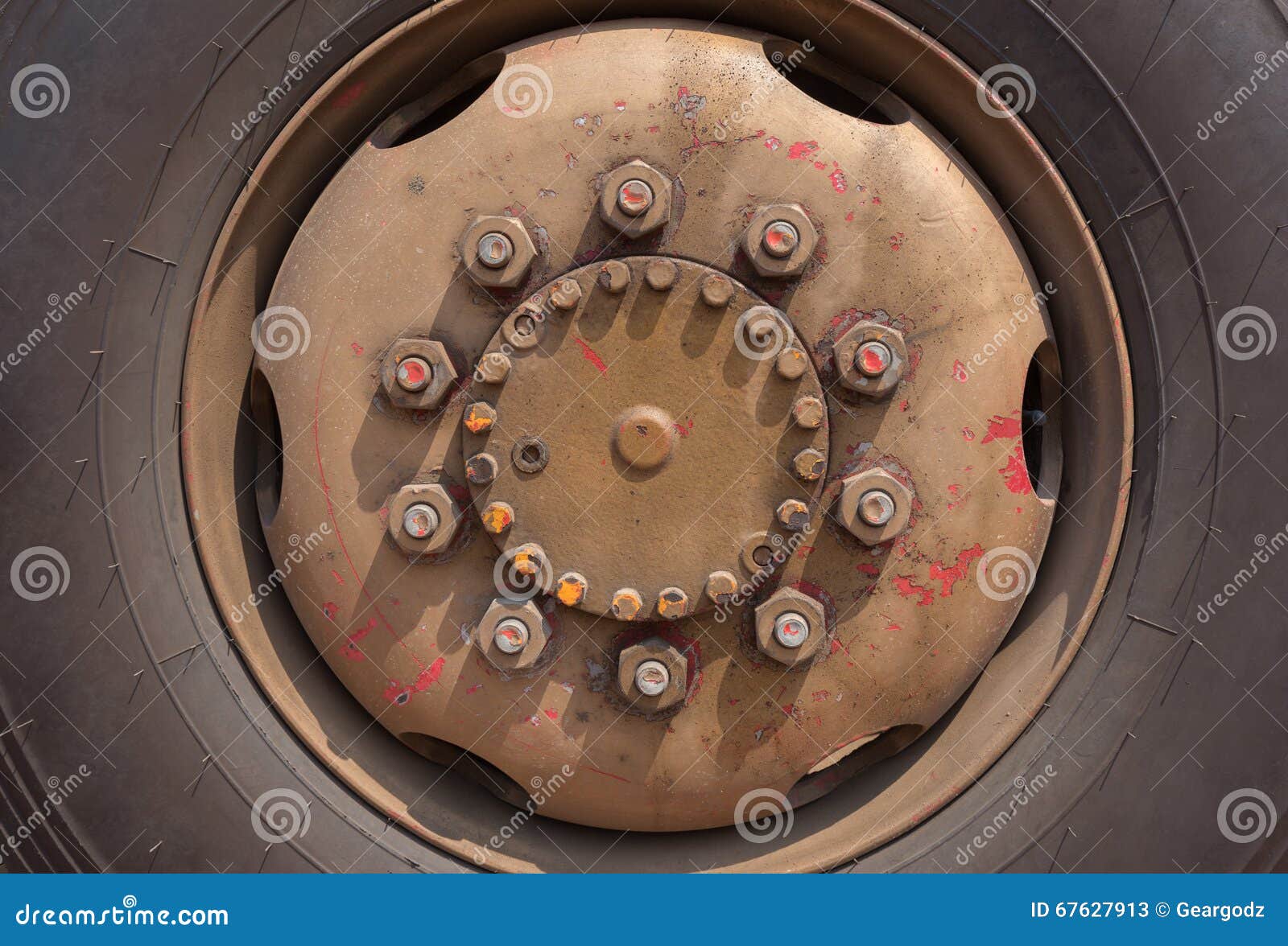 Wheel and tire of truck stock image. Image of large, vehicle - 67627913