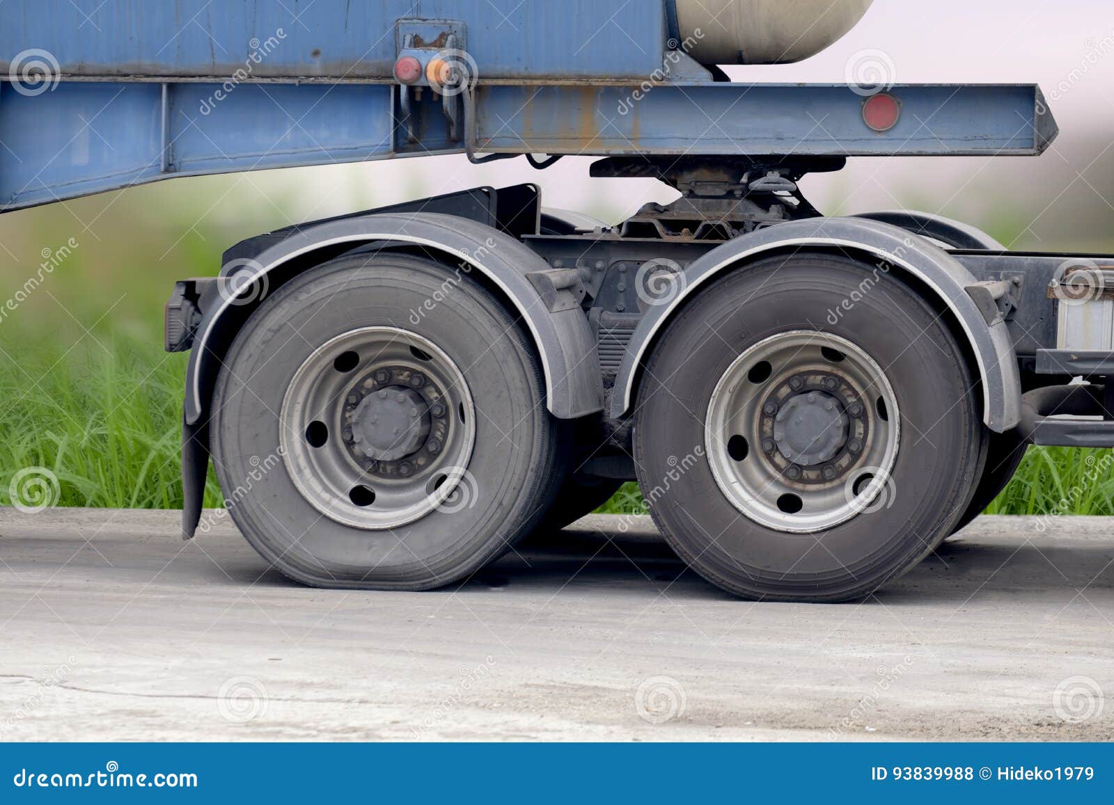 Wheel and tire of truck stock photo. Image of equipment - 93839988