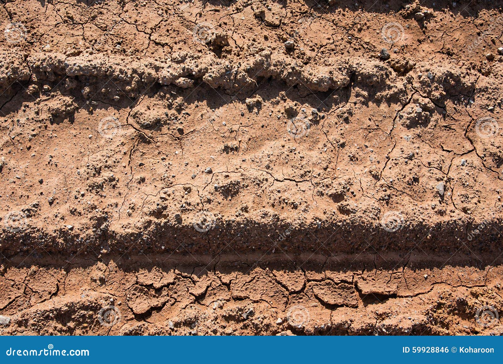 Wheel Track on Crack Up Road04 Stock Photo - Image of dirty, track ...