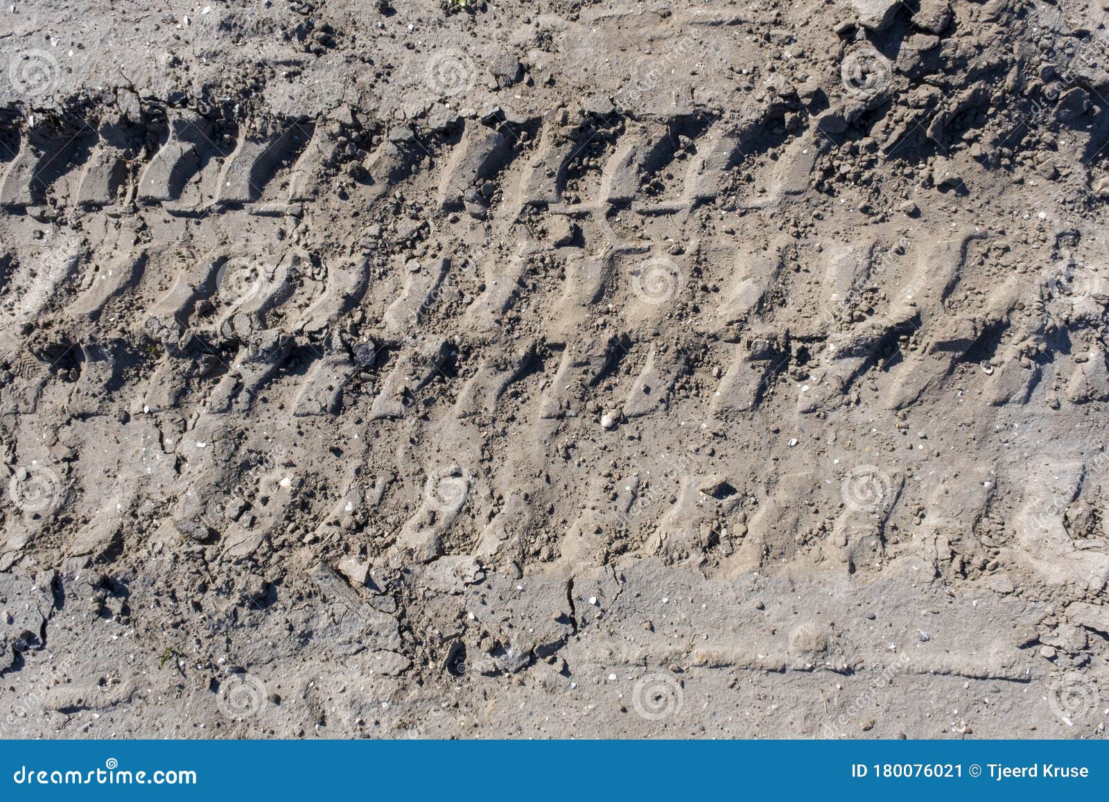 Wheel Tracks in the Mud, Detail Footprints Car Stock Image - Image of ...
