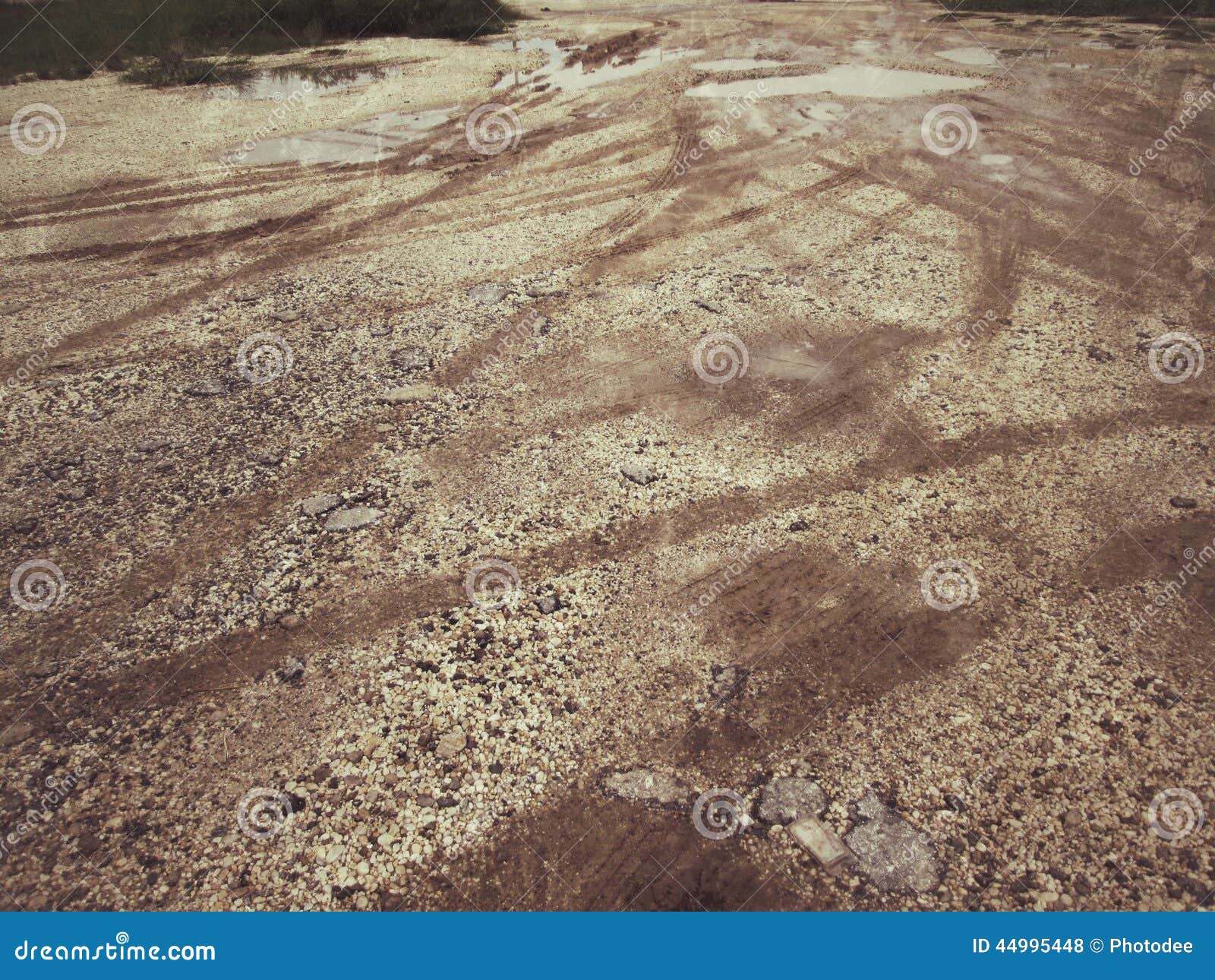 Wheel tracks stock photo. Image of terrain, trace, path - 44995448