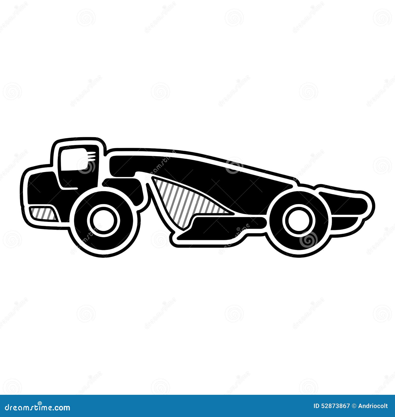 Wheel tractor scraper stock vector. Illustration of engineering - 52873867