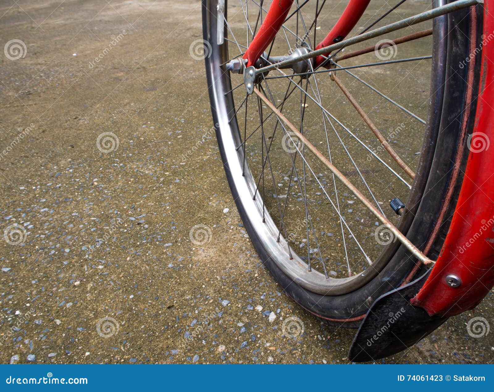 Wheel of vintage Bicycle stock image. Image of vintage - 74061423