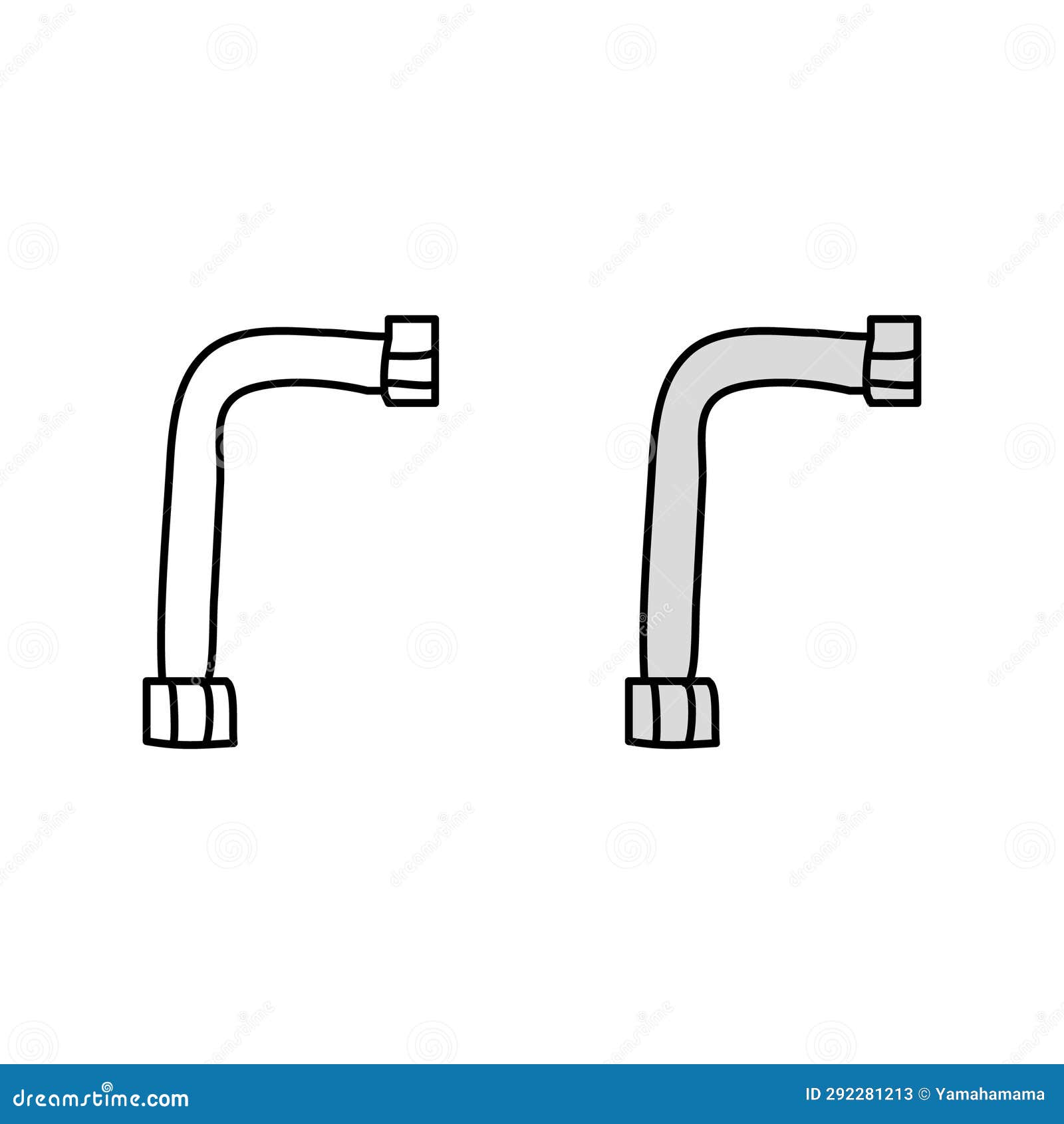 Wheel Wrench Icon On White Background. Balloon Telescopic Wrench Tool ...