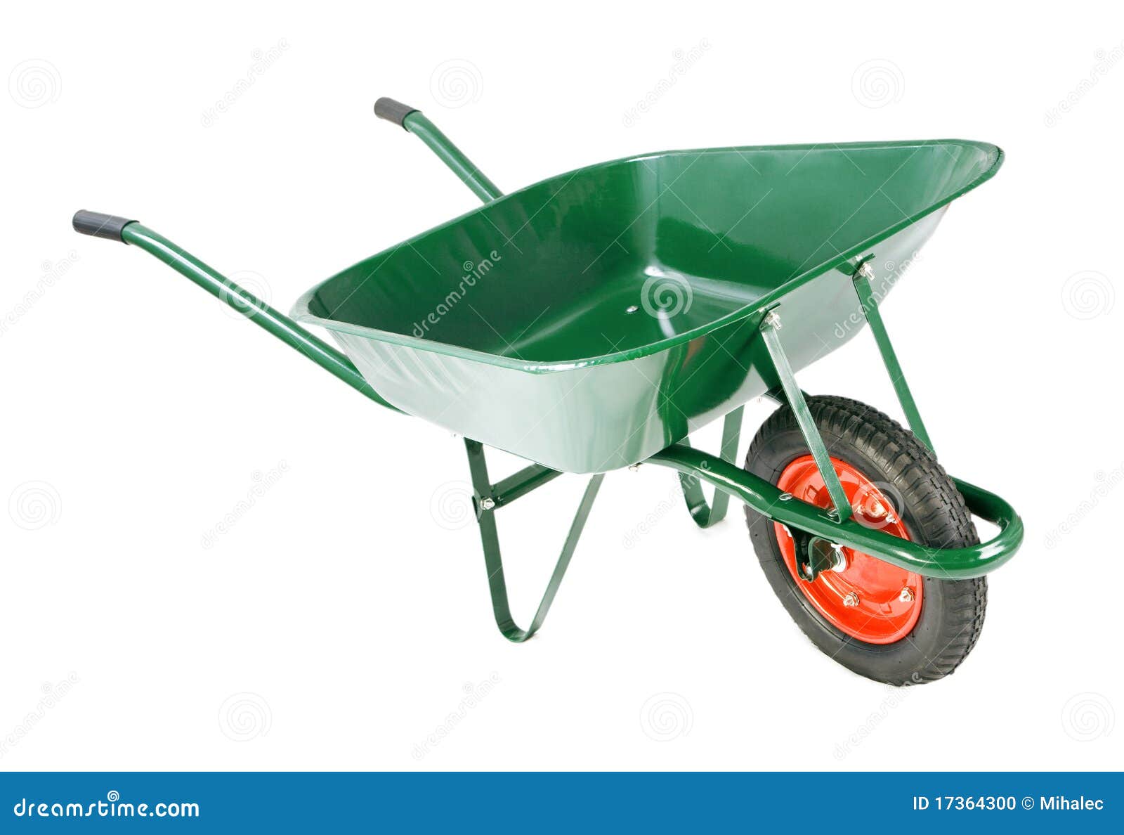 Wheelbarrow stock photo. Image of orange, wheelbarrow - 17364300