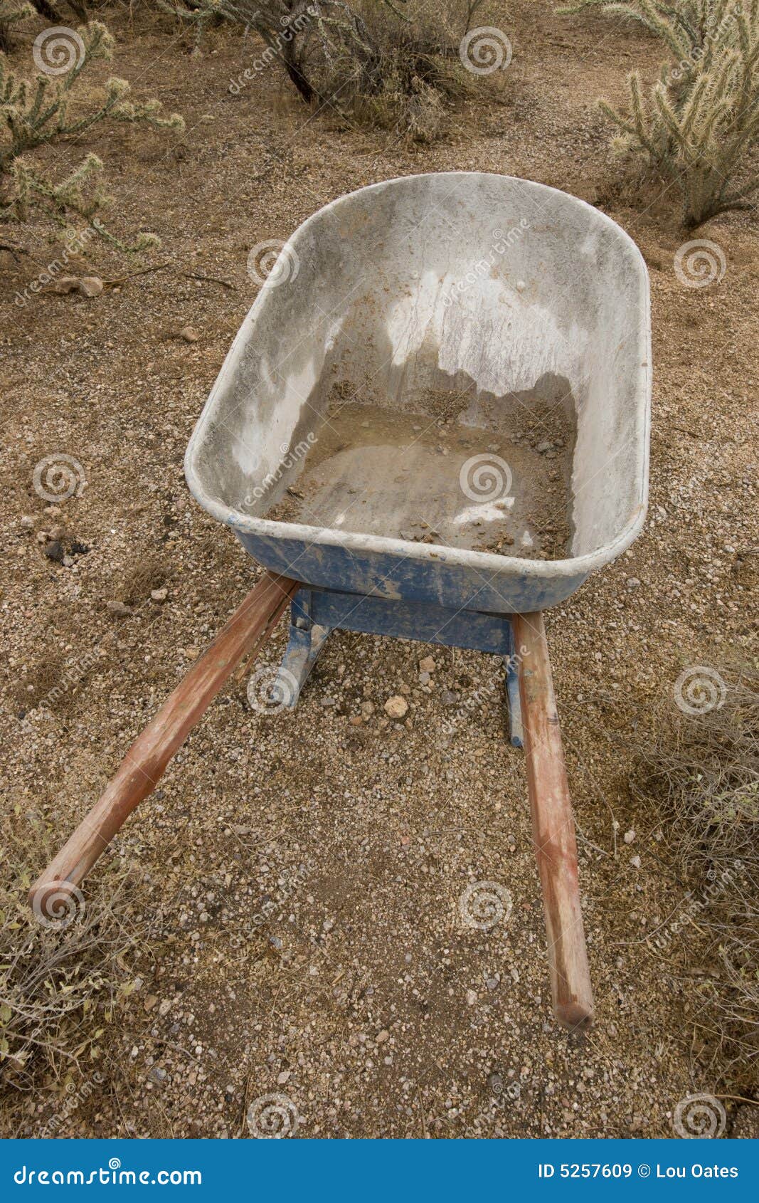 Wheelbarrow stock image. Image of desert, tram, work, cement - 5257609