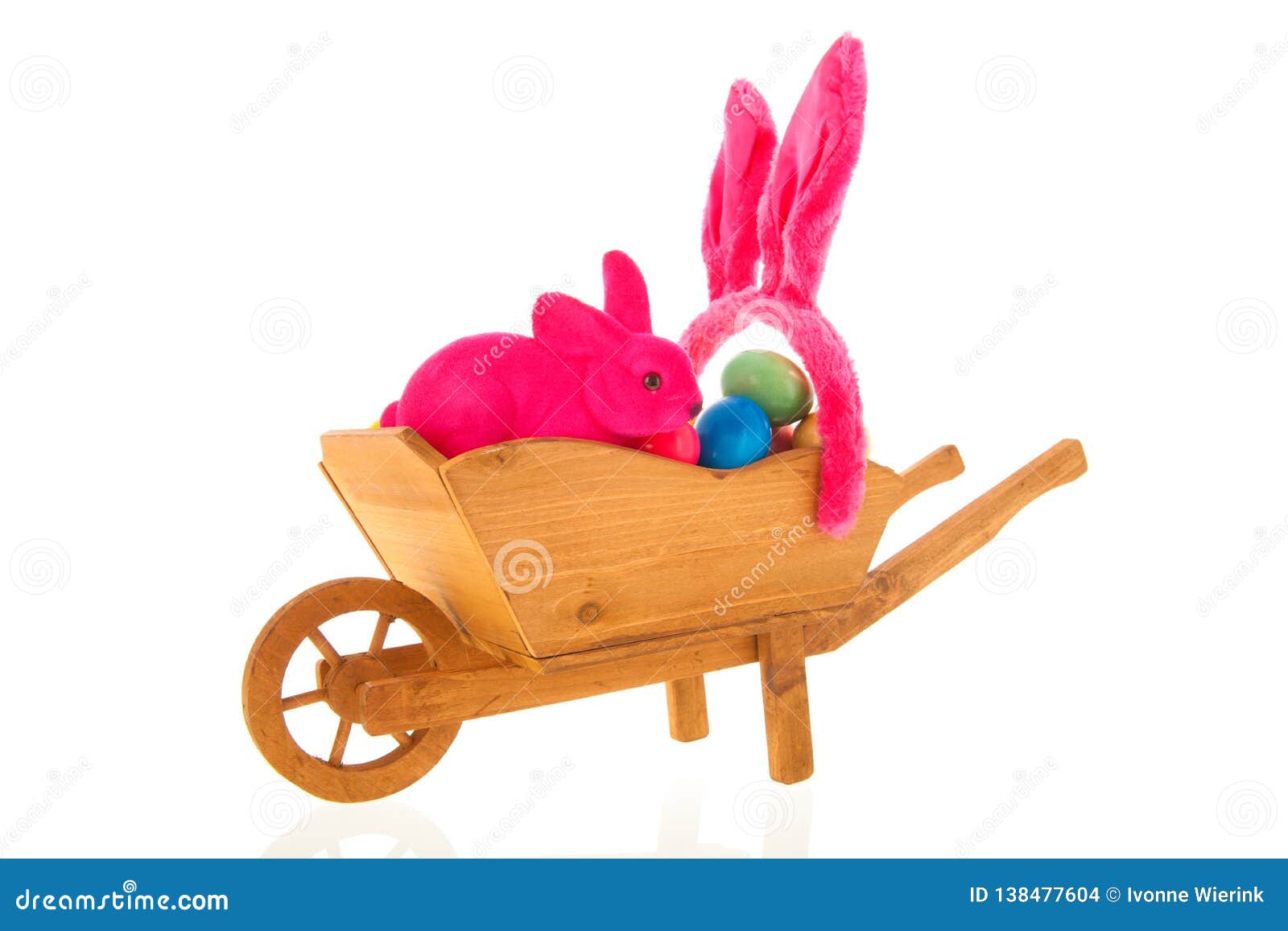 Wheelbarrow easter eggs stock photo. Image of wheel - 138477604