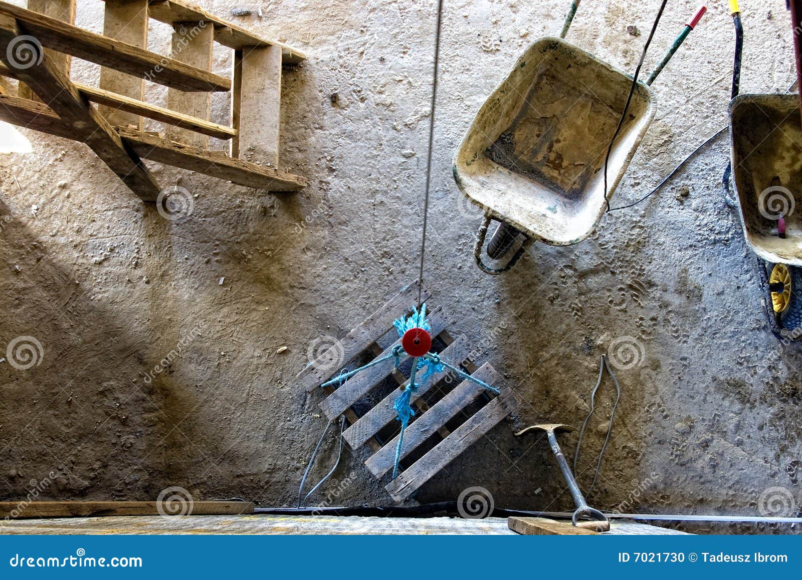 Wheelbarrows stock photo. Image of materials, plot, construct - 7021730