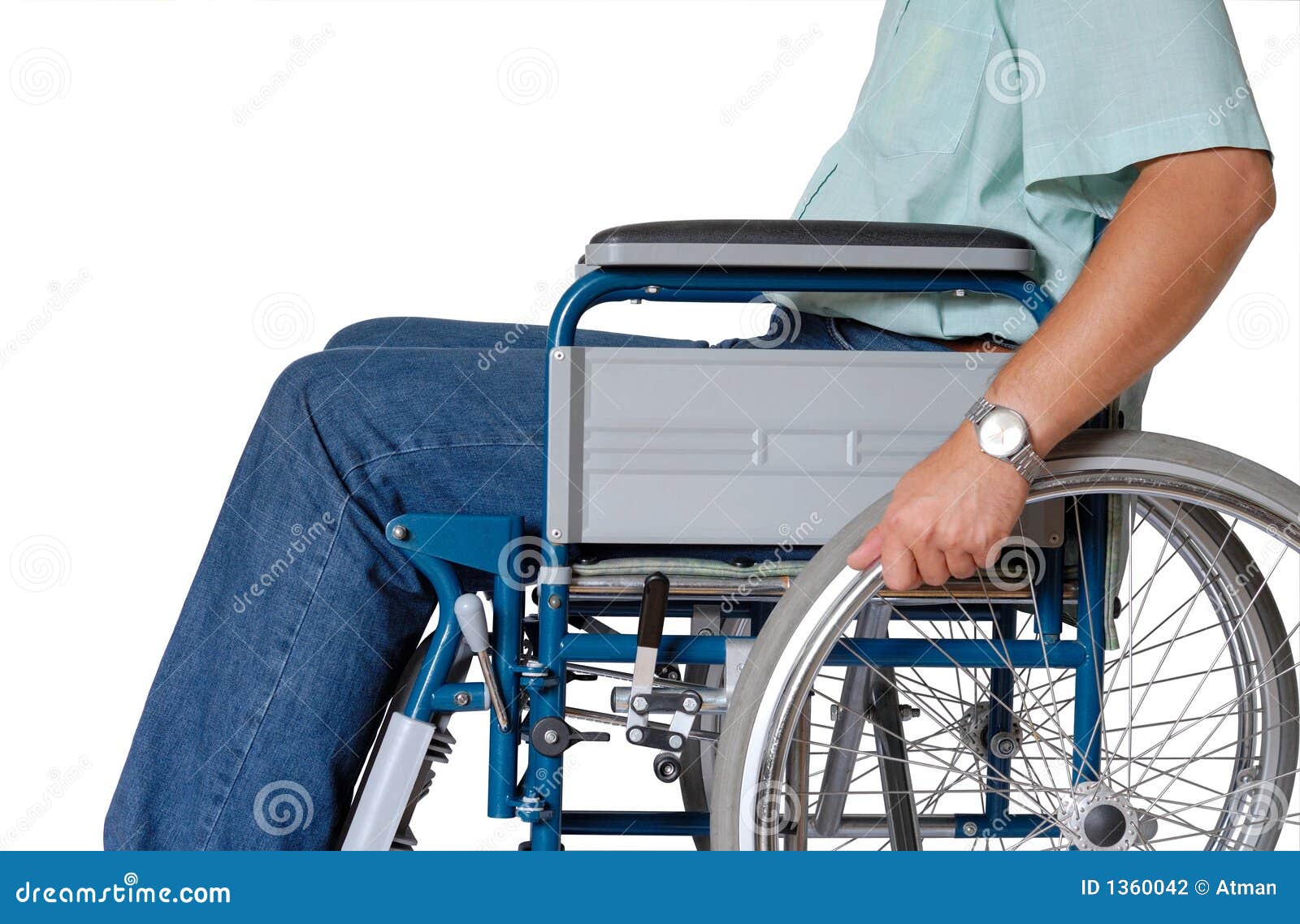 Wheelchair stock photo. Image of male, vehicle, isolated - 1360042