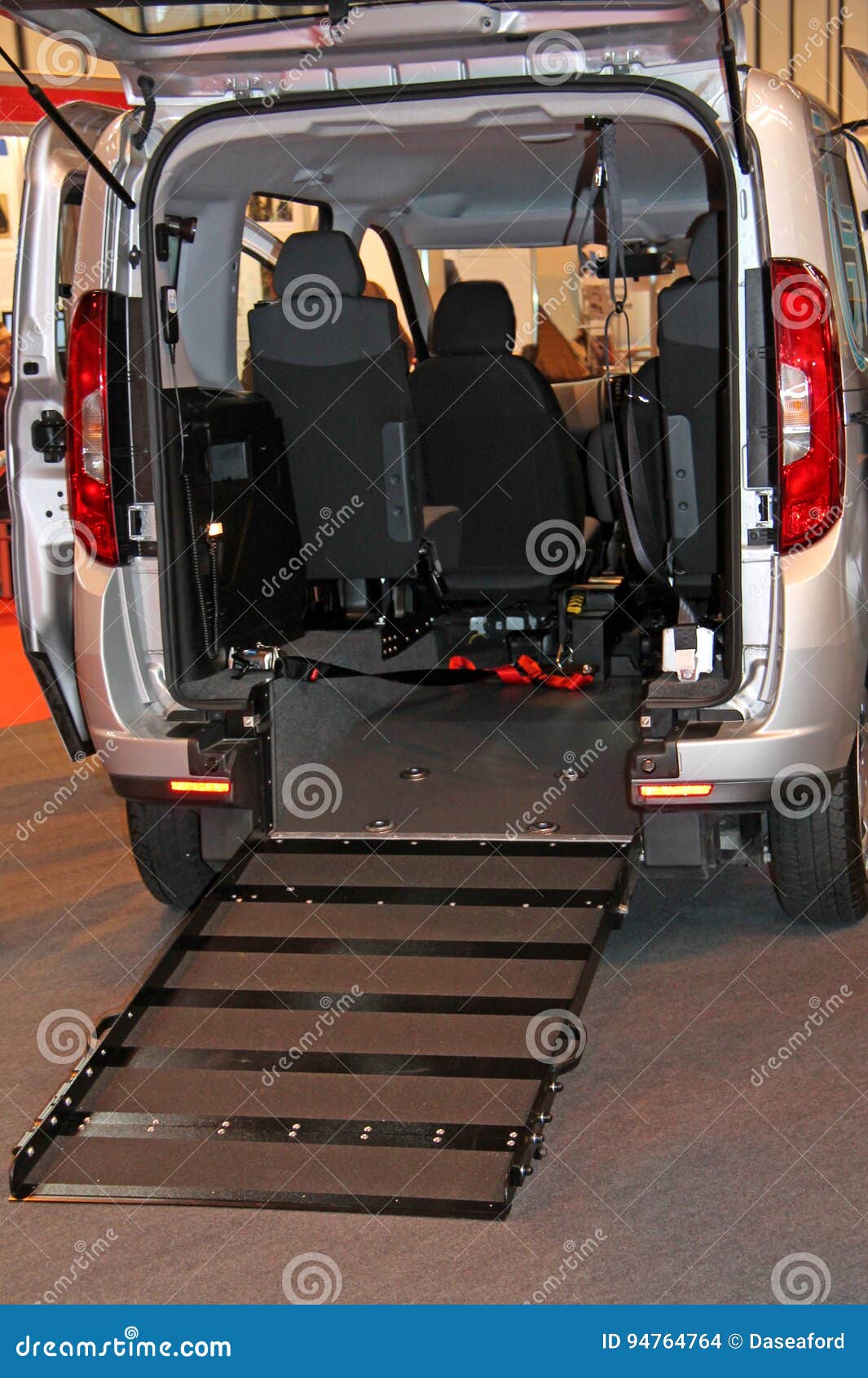 Wheelchair Access Ramp. stock photo. Image of portable - 94764764