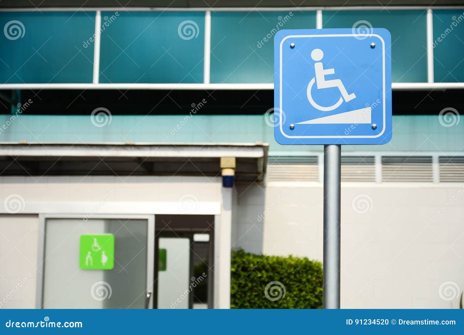 Wheelchair Access Signage , Disabled Public Toilets. Stock Photo ...