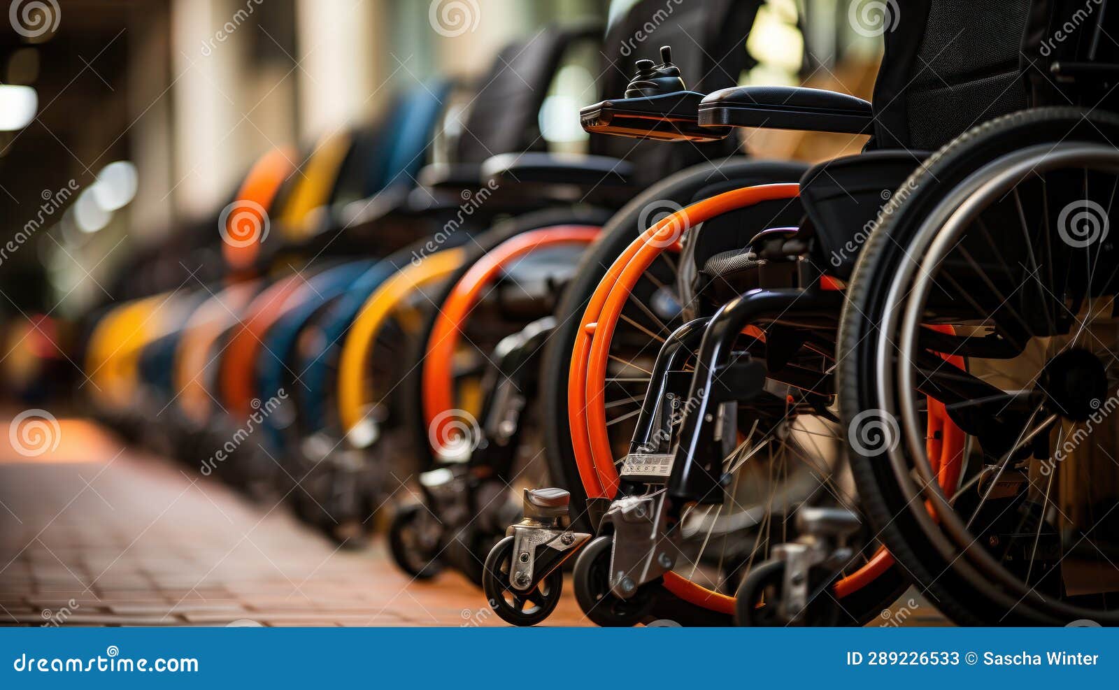 Wheelchair Array: Embracing Accessibility Stock Illustration ...