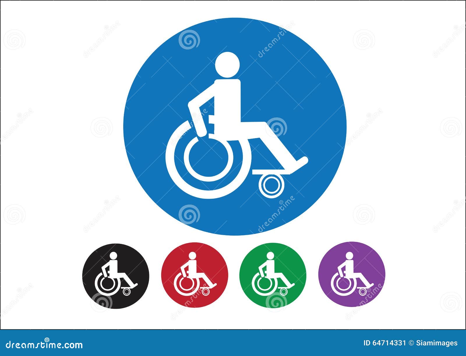 Handicap Design Icon Vector Illustration | CartoonDealer.com #107787898