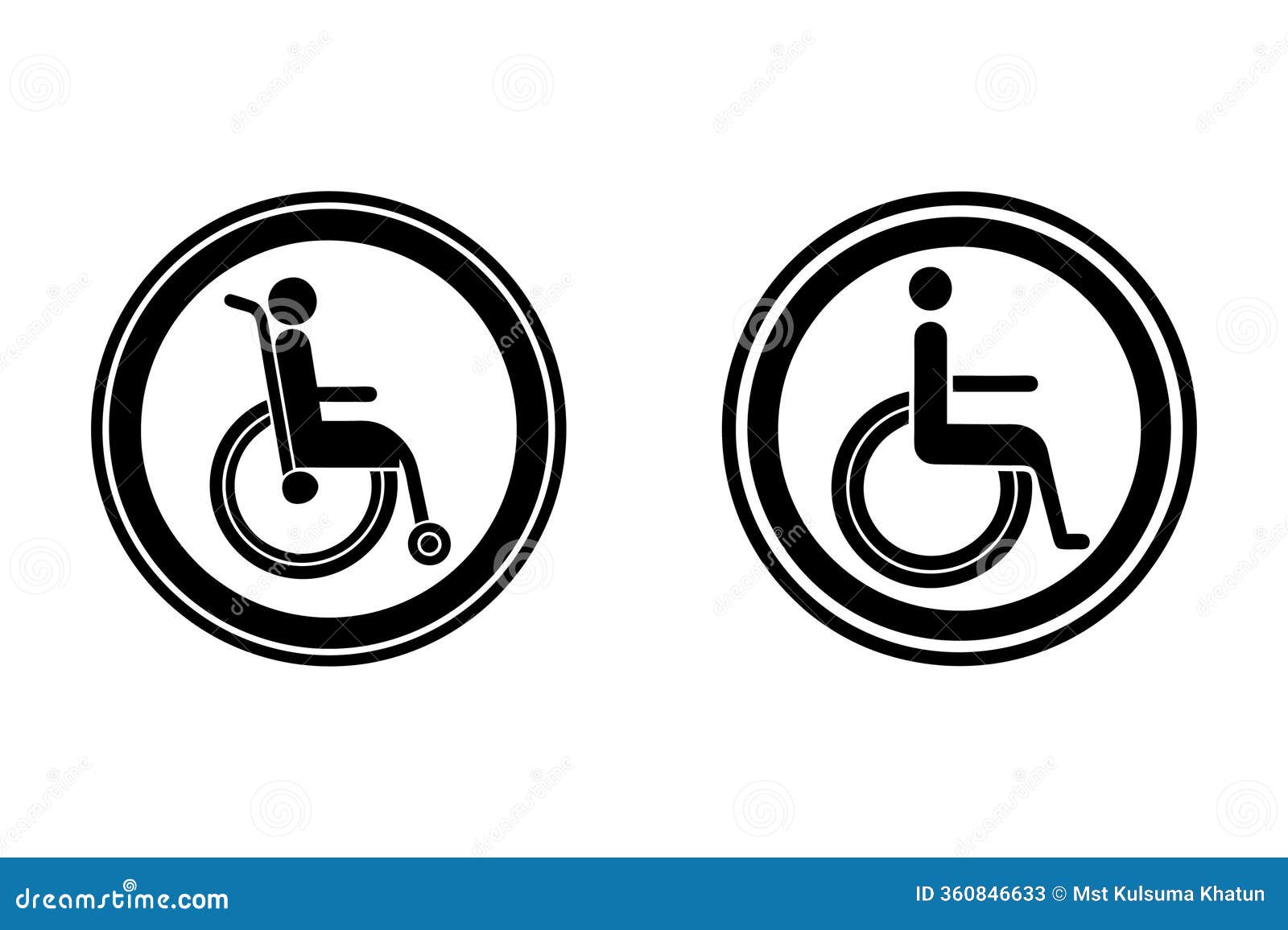 Wheelchair Handicapped Vector Illustration of a Skateboard Stock ...