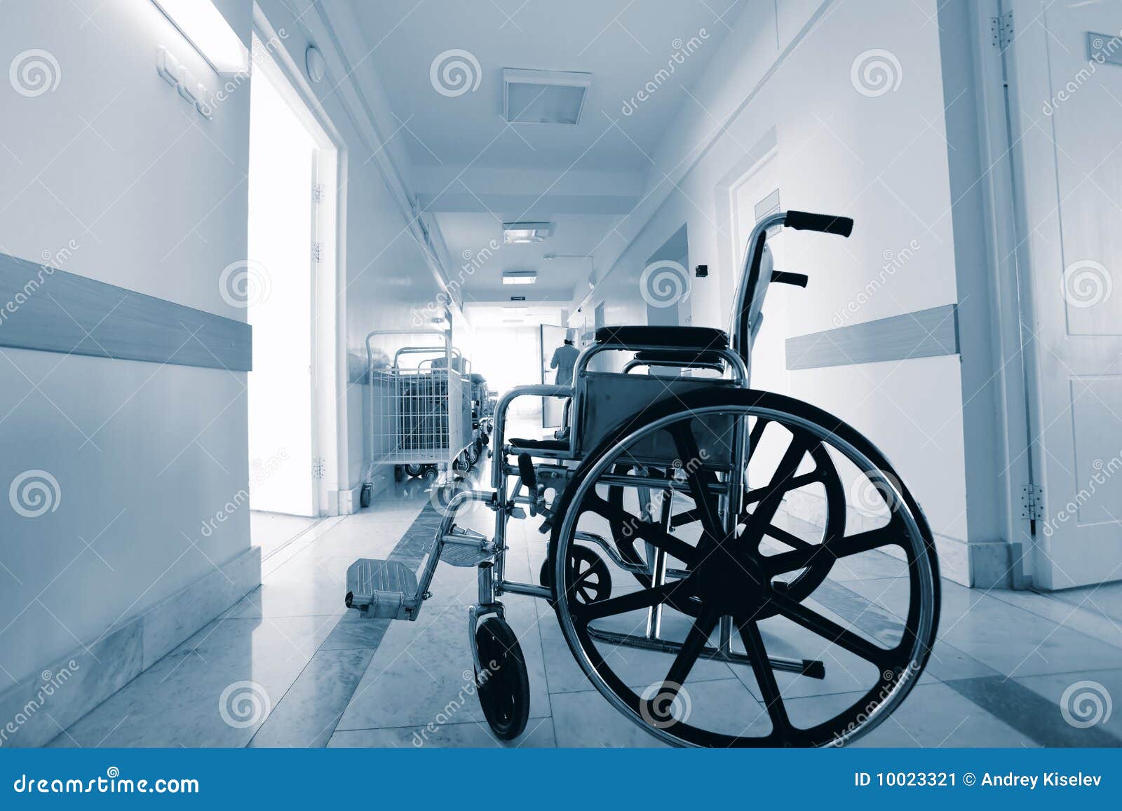 Wheelchair in a hospital stock image. Image of saddle - 10023321
