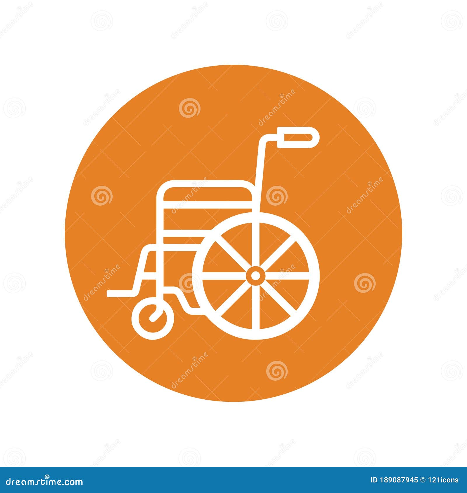 Wheelchair Icon Design / Vector Graphics Stock Illustration ...