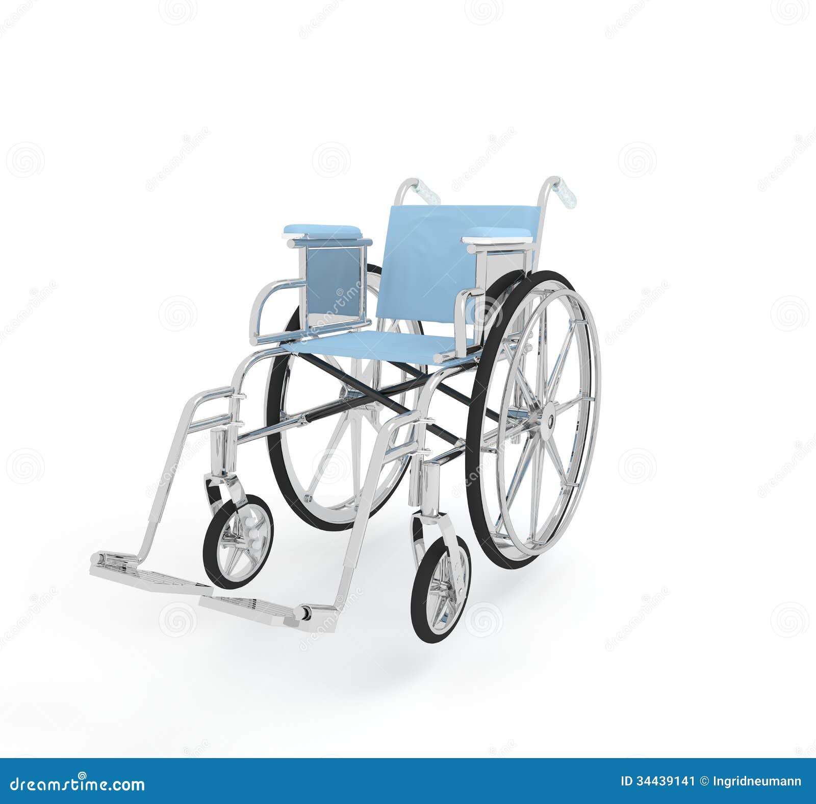 Wheelchair Isolated On White Background Stock Image - Image of accident ...