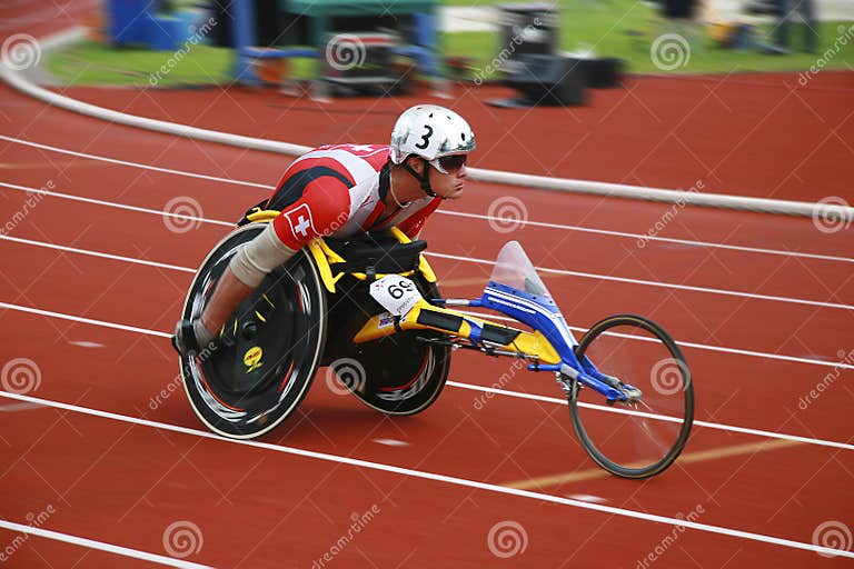 Wheelchair race editorial image. Image of championship - 21685320