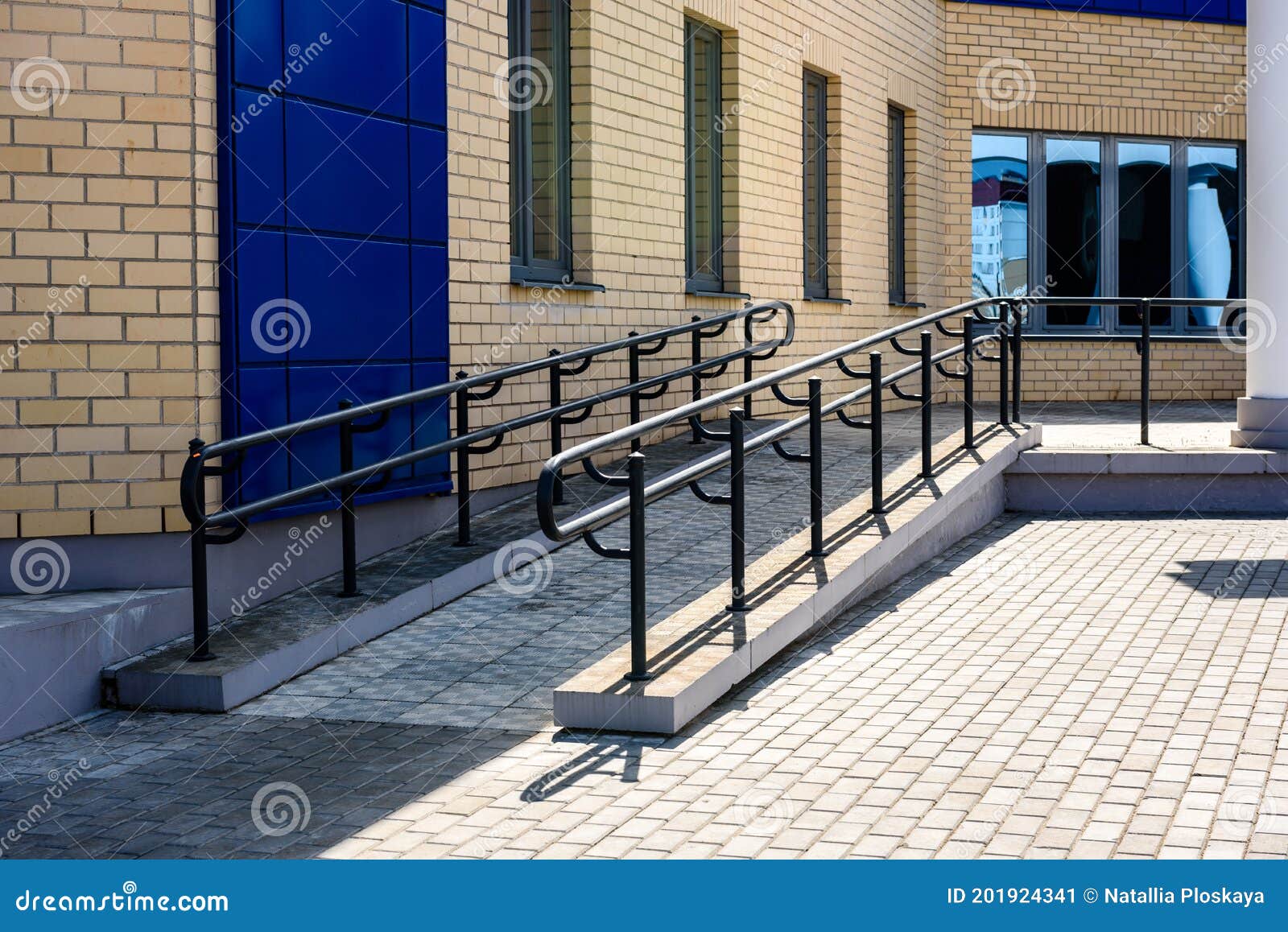 Wheelchair Ramp in Apartment House Stock Image - Image of living, home ...