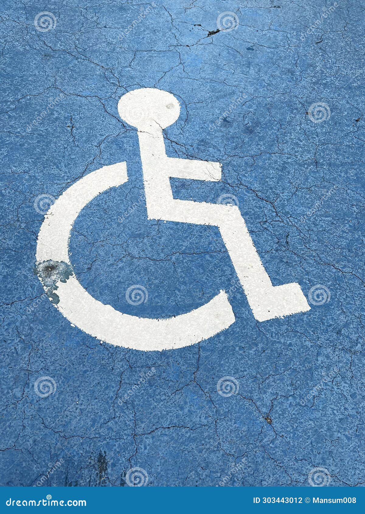 Wheelchair Sign on the Road Stock Photo - Image of disability, concept ...