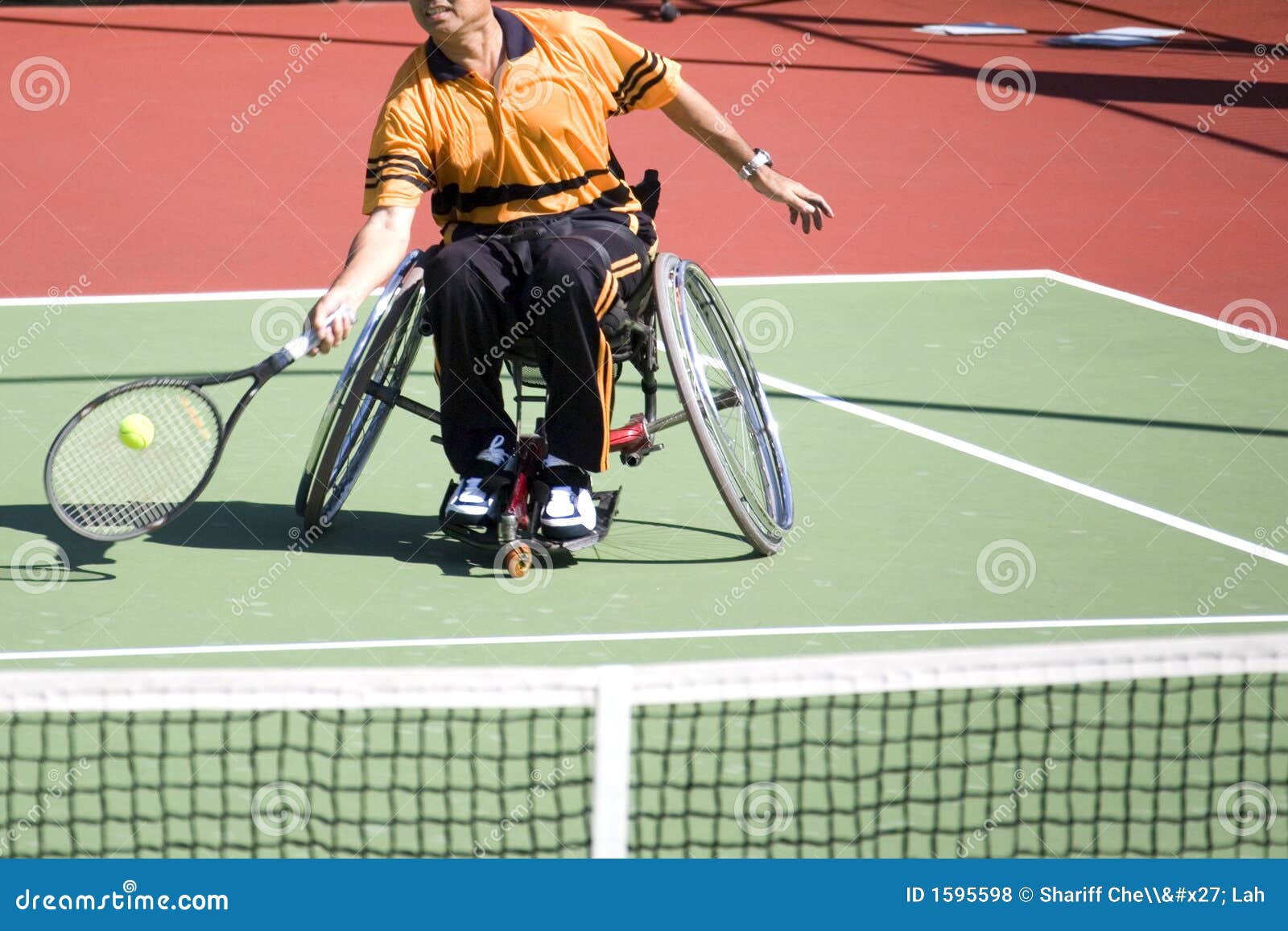 Wheelchair Tennis for Disabled Persons (Men) Stock Photo - Image of ...