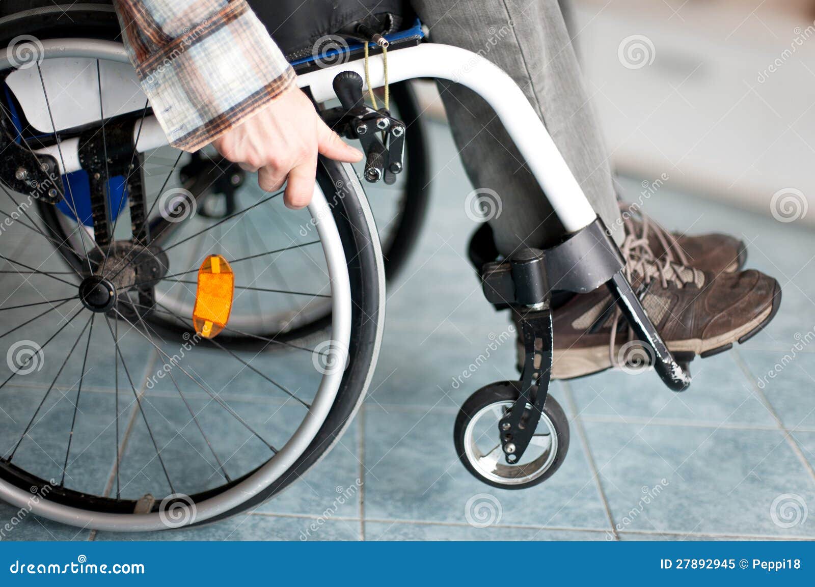 Wheelchair user stock image. Image of paralysis, determined - 27892945