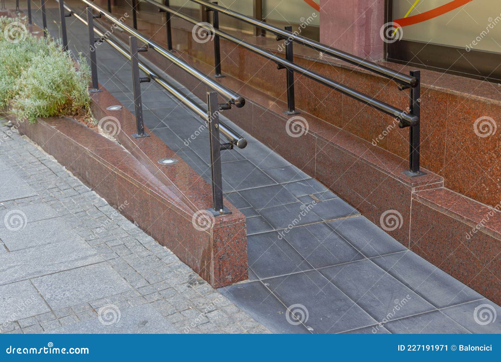 Wheelchair User Ramp stock image. Image of entrance - 227191971
