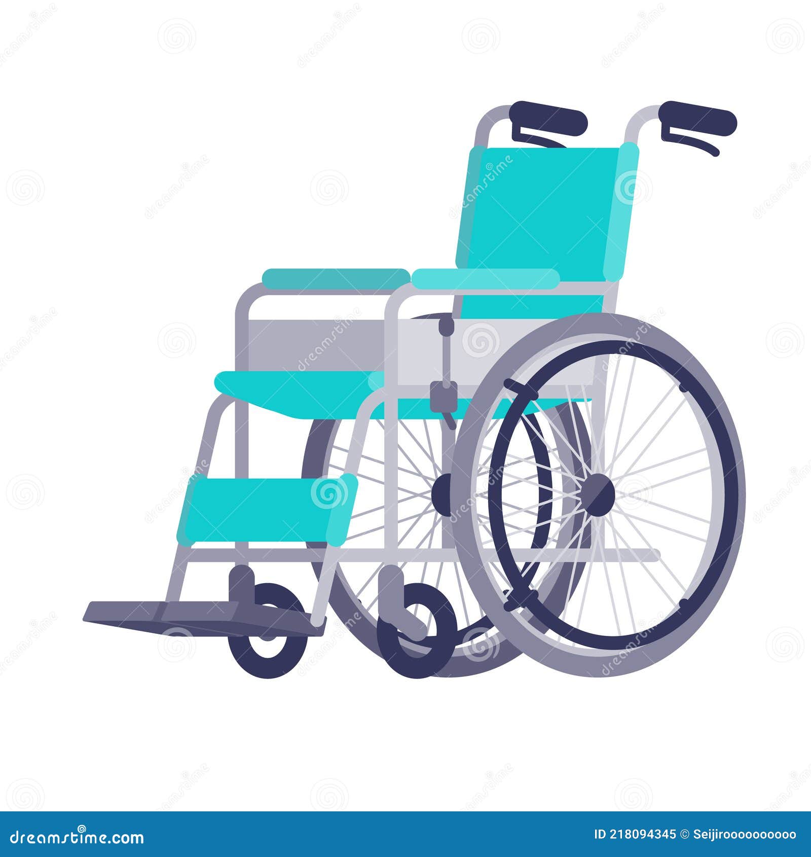 Wheelchair.Vector Illustration Stock Vector - Illustration of clip ...