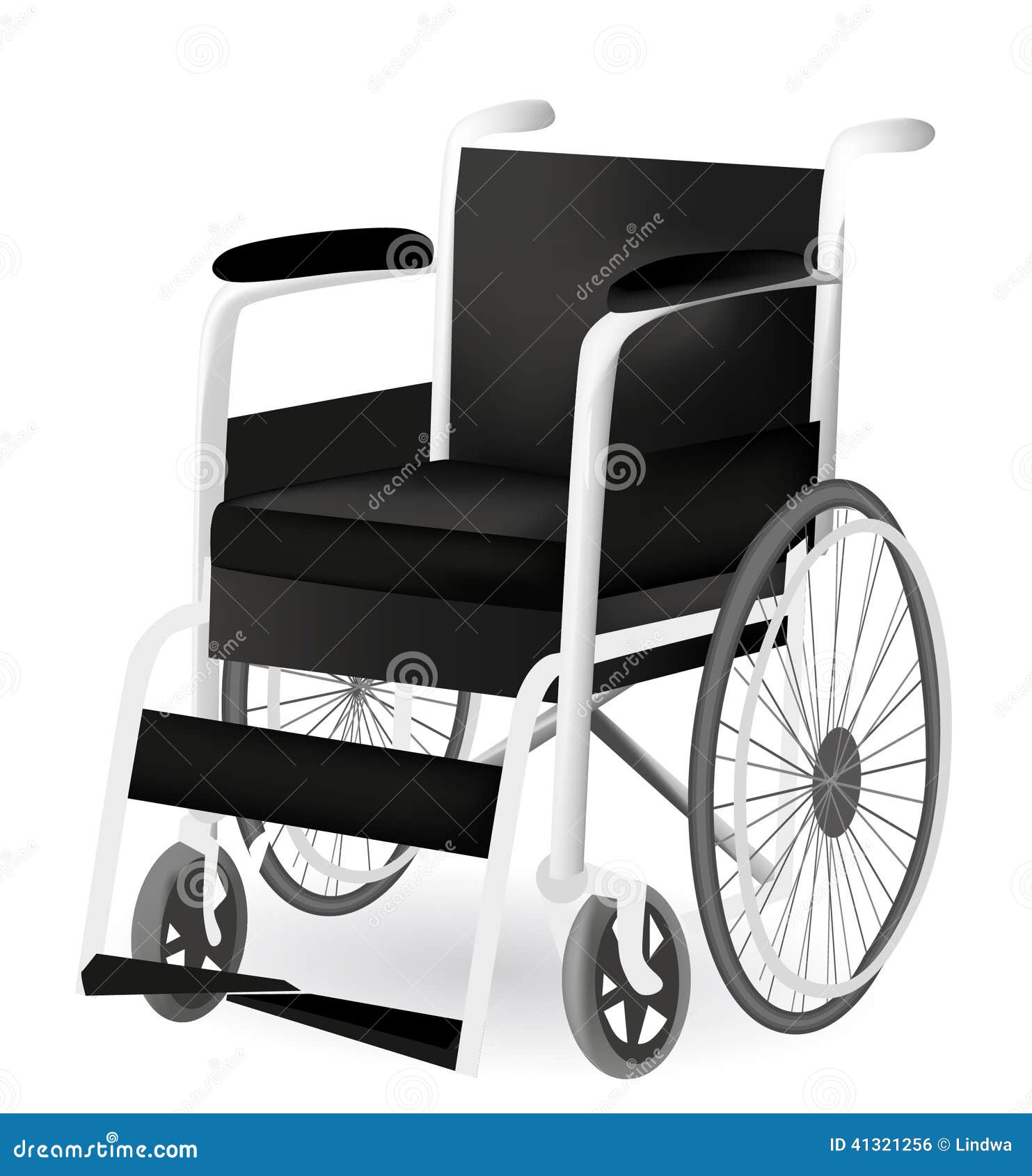 Wheelchair stock vector. Illustration of chair, cord - 41321256