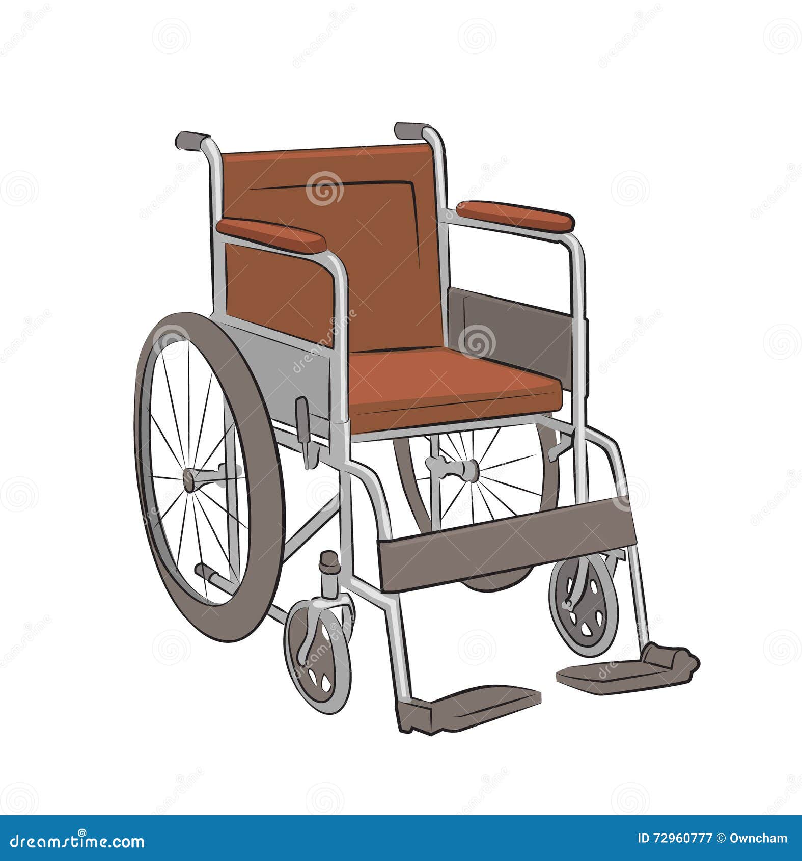 Wheelchair Vector Illustration Stock Vector - Illustration of ...