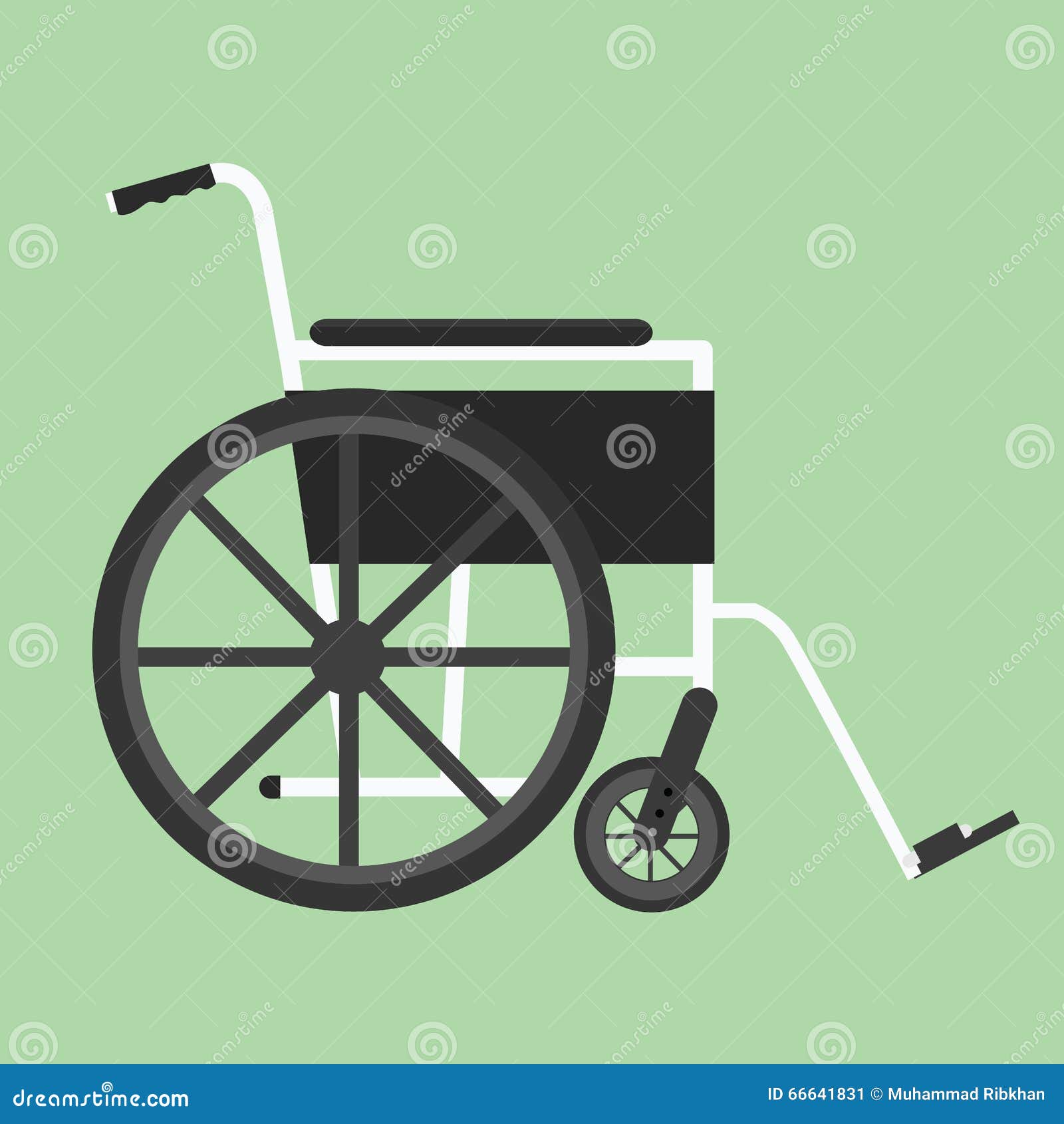 Wheelchair Vector Silhouette Stock Vector - Illustration of hospital ...