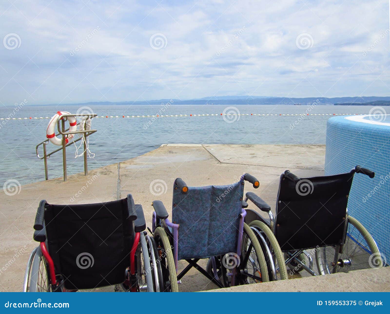 Accessible Beach for Disabled People Stock Image - Image of hope ...
