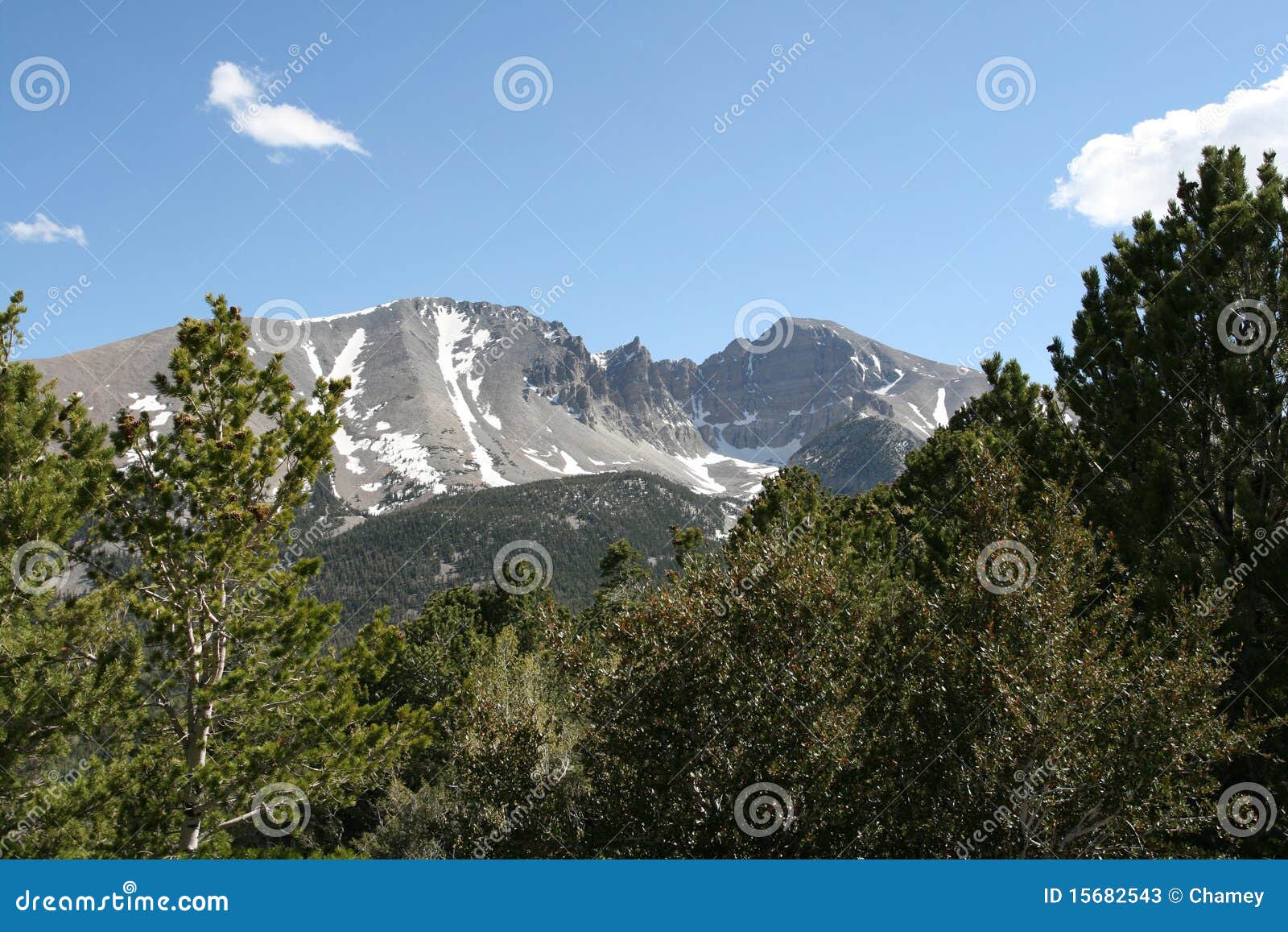 Wheeler Peak, Nevada imagen de archivo. Imagen de nieve - 15682543