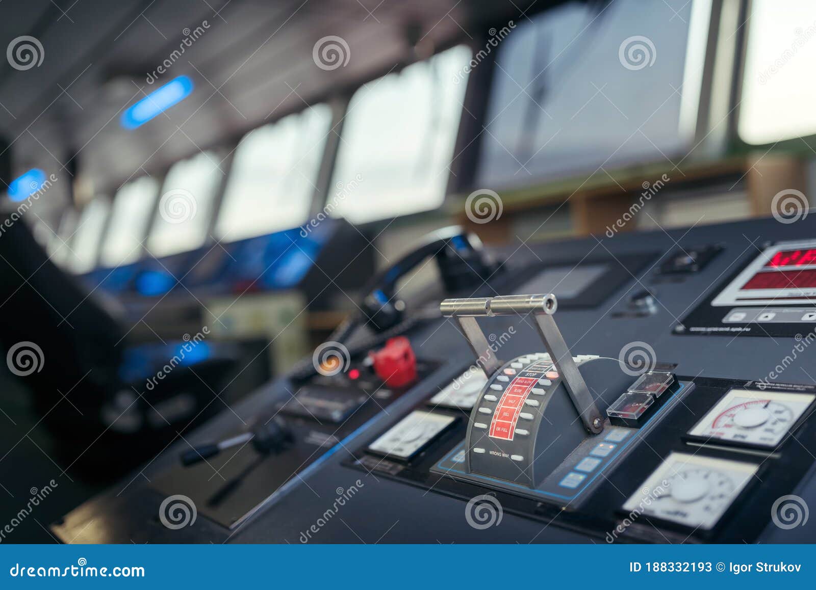 Wheelhouse control board stock image. Image of boat - 188332193