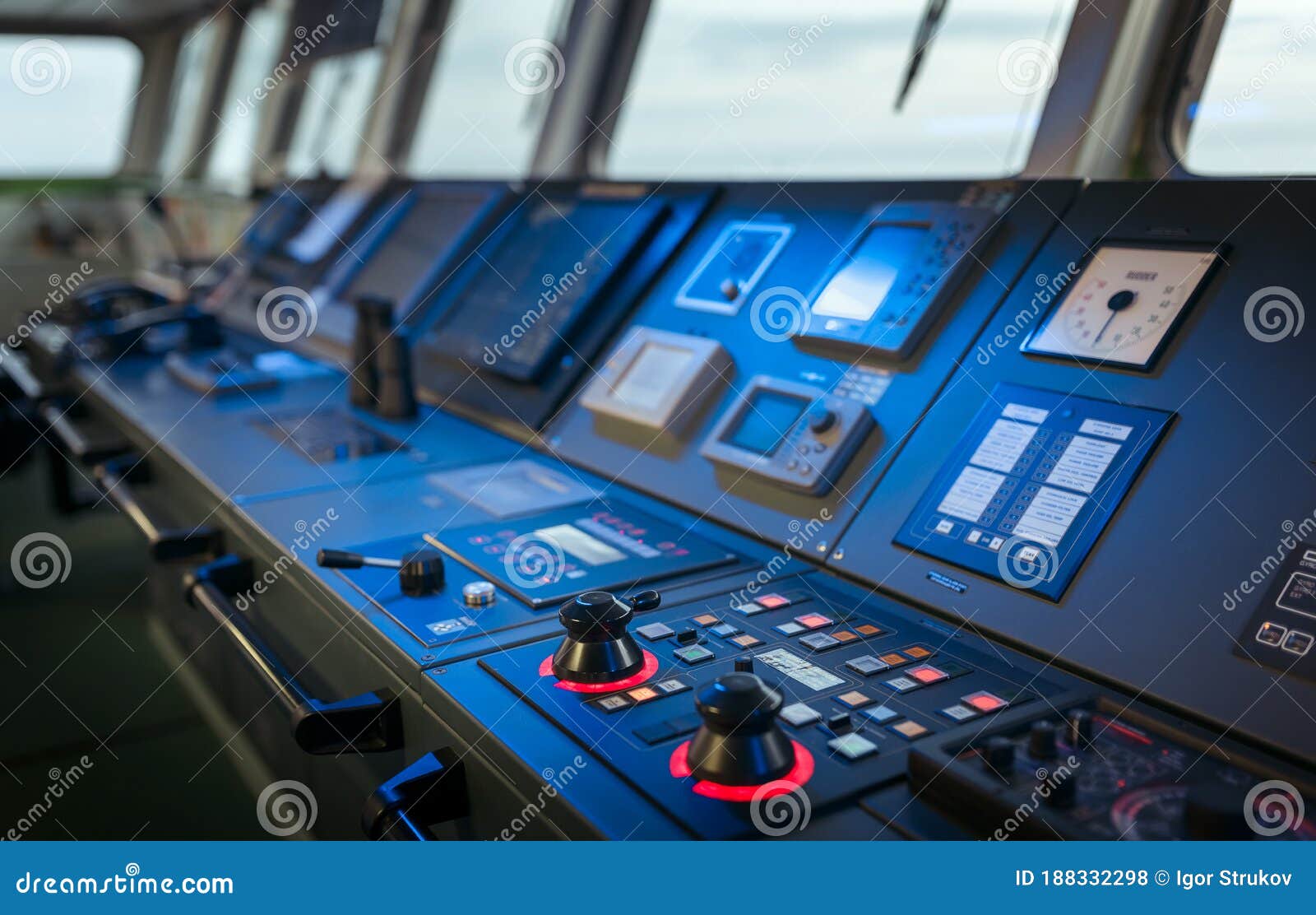 Wheelhouse control board stock photo. Image of transport - 188332298