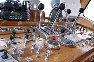 Wheelhouse (flying Bridge, Bridge of a Ship) Stock Photo - Image of ...