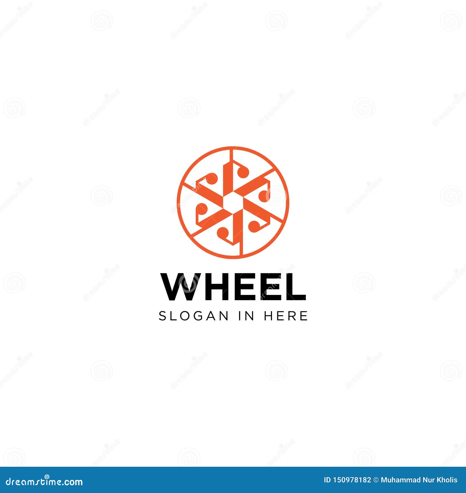 Wheeling Logo with R Letter Inside Stock Vector - Illustration of race ...