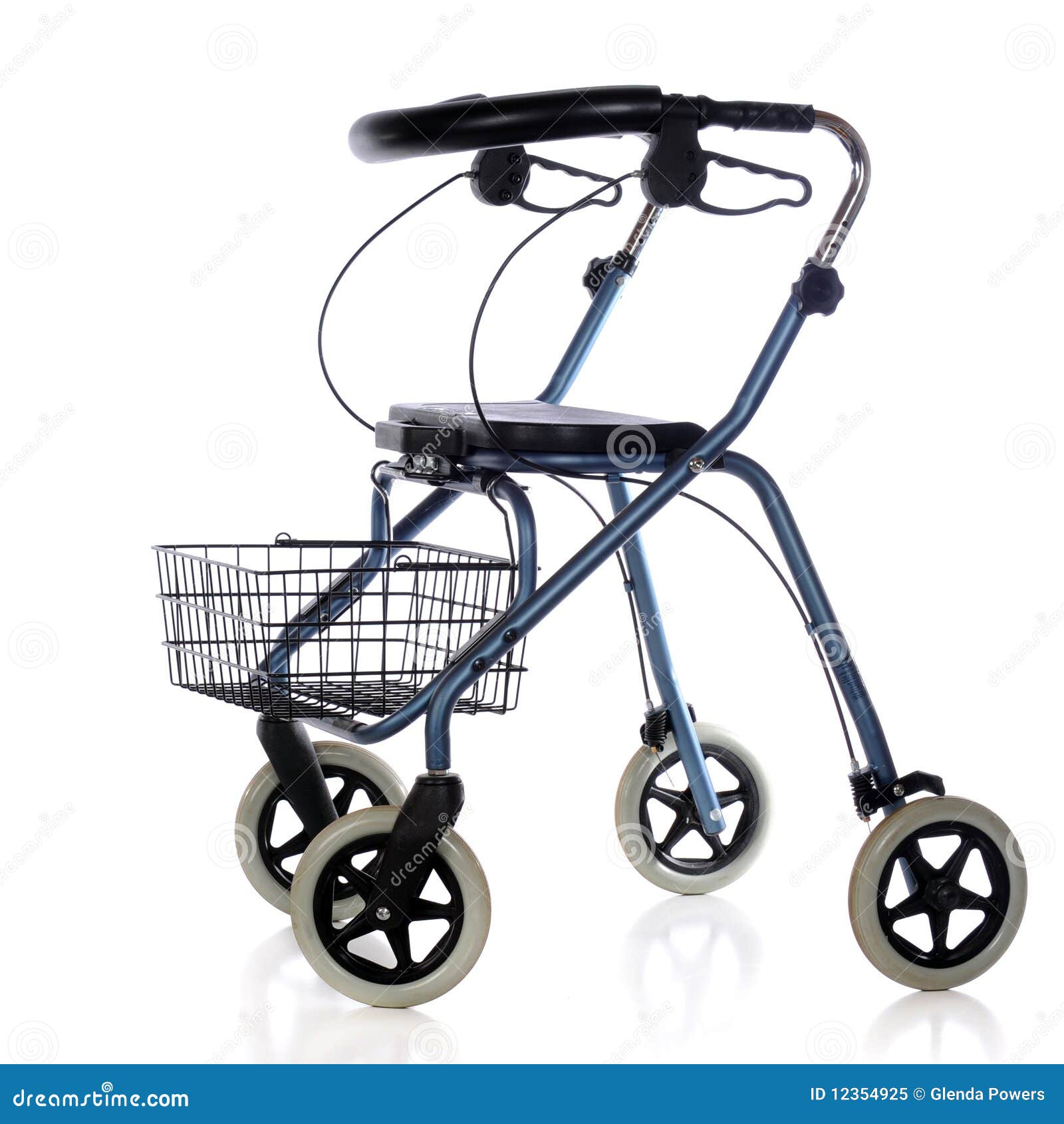 Wheeling Walker stock image. Image of disability, walker - 12354925